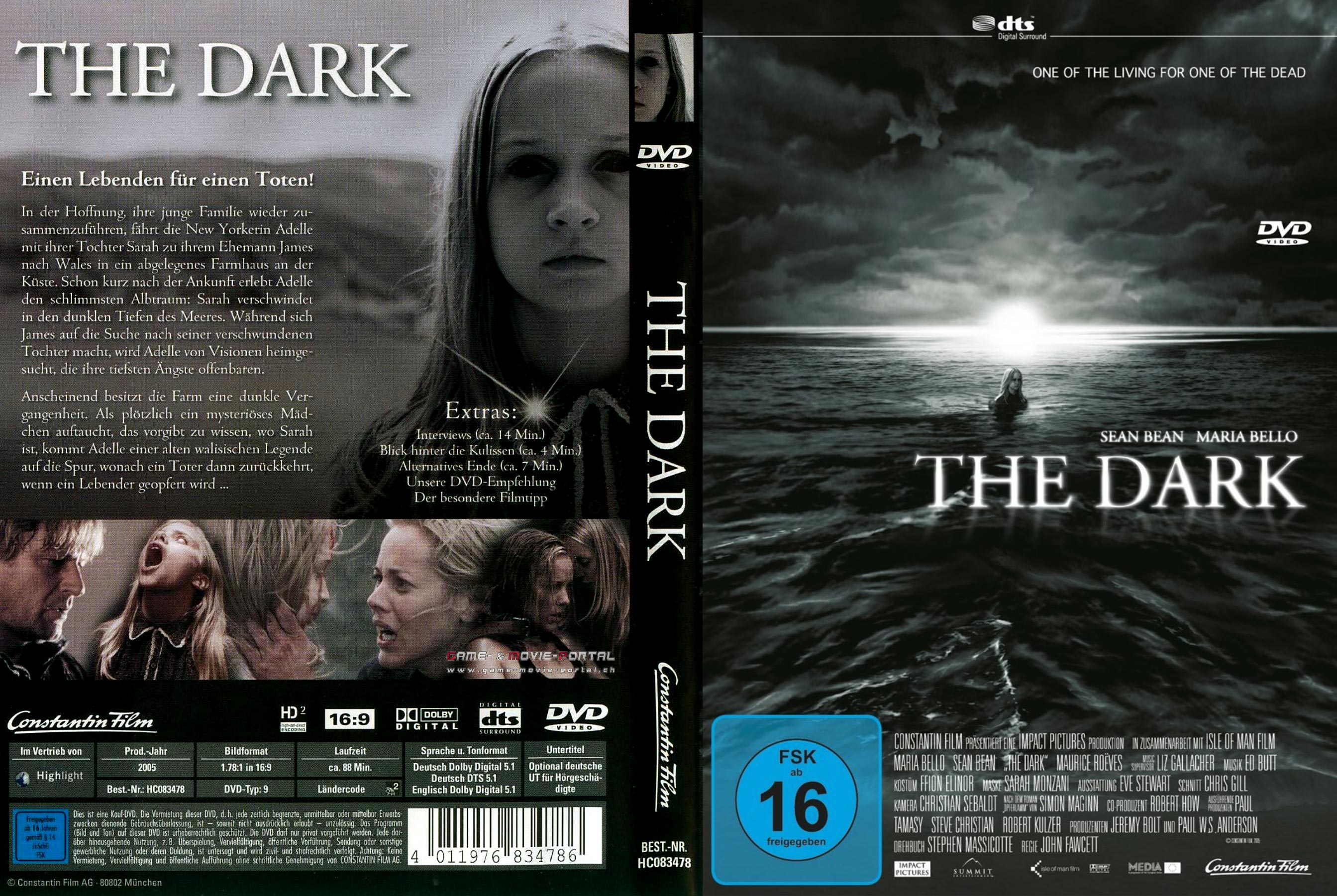 The Dark Sean Bean Maria Bello dvd cover german | DVD Covers | Cover ...