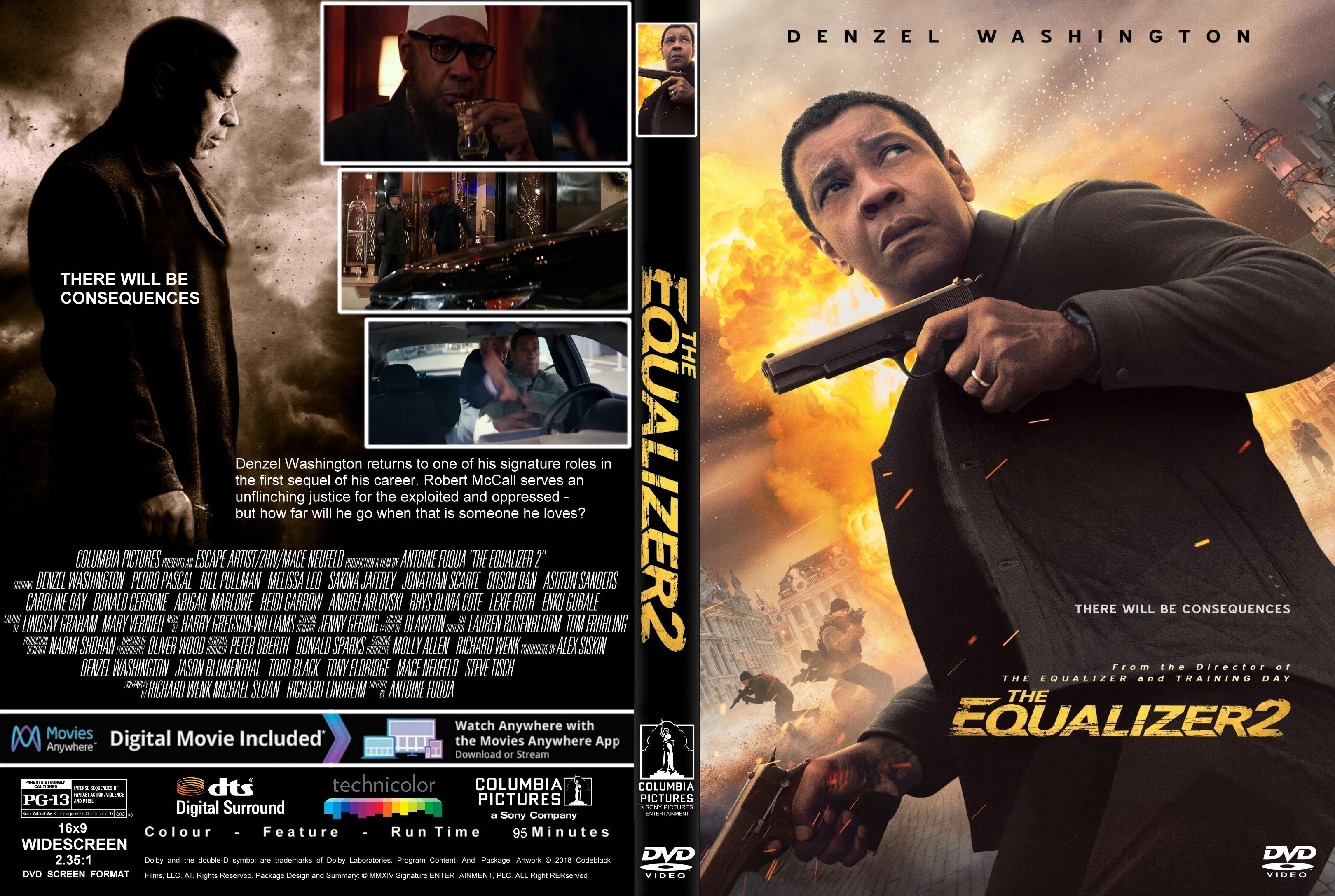 The Equalizer 2 2018 R1 Label | DVD Covers | Cover Century | Over 1.000.000 Album Art covers for ...