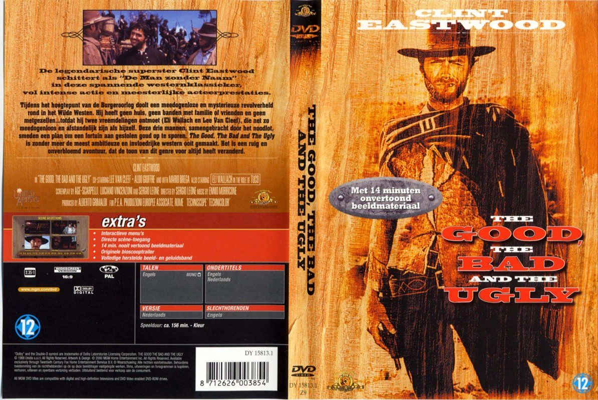 The Good The Bad and The Ugly DVD NL | DVD Covers | Cover Century ...