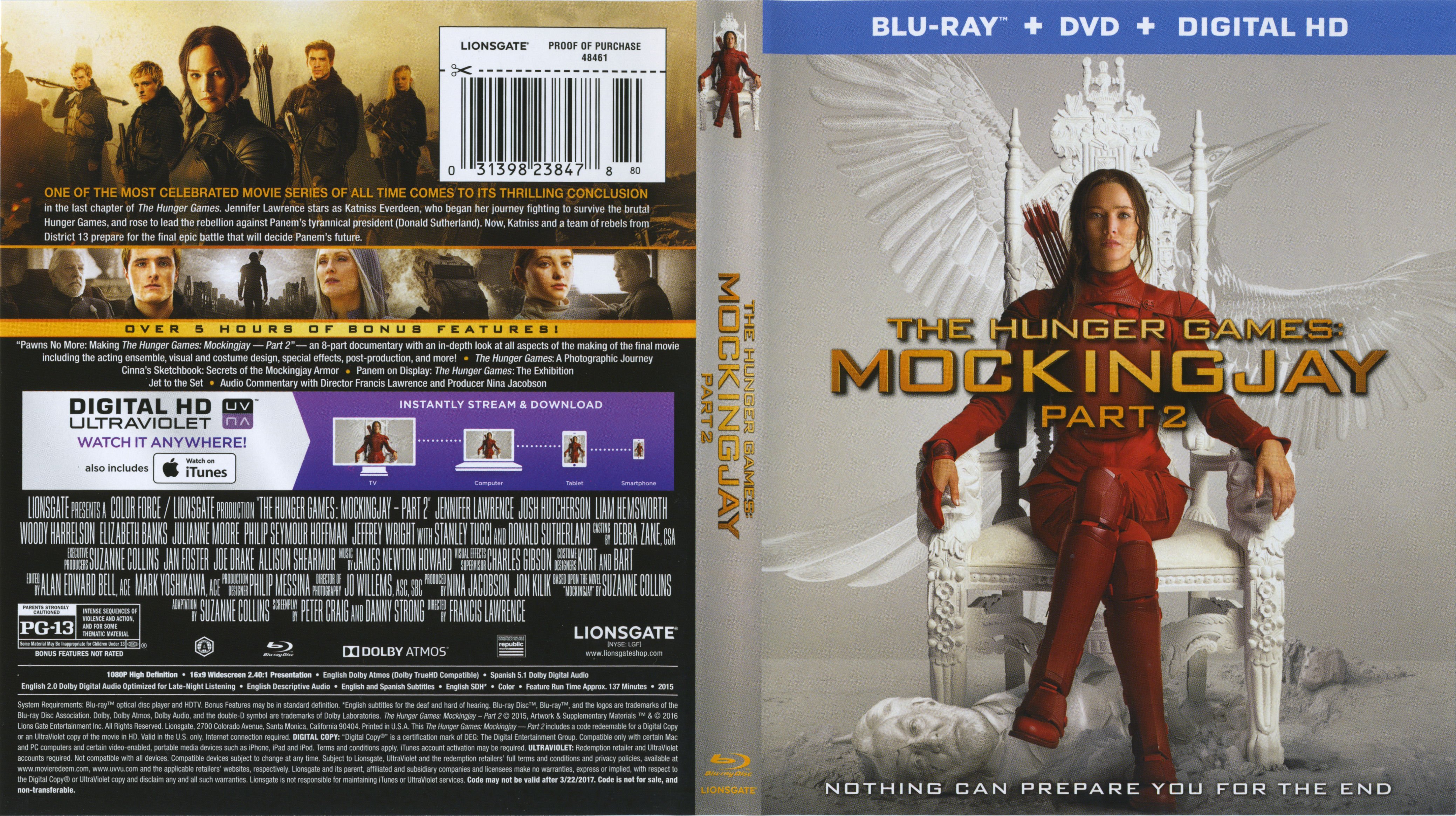 The Hunger Games Mockingjay Part 2 2015 | DVD Covers | Cover Century ...