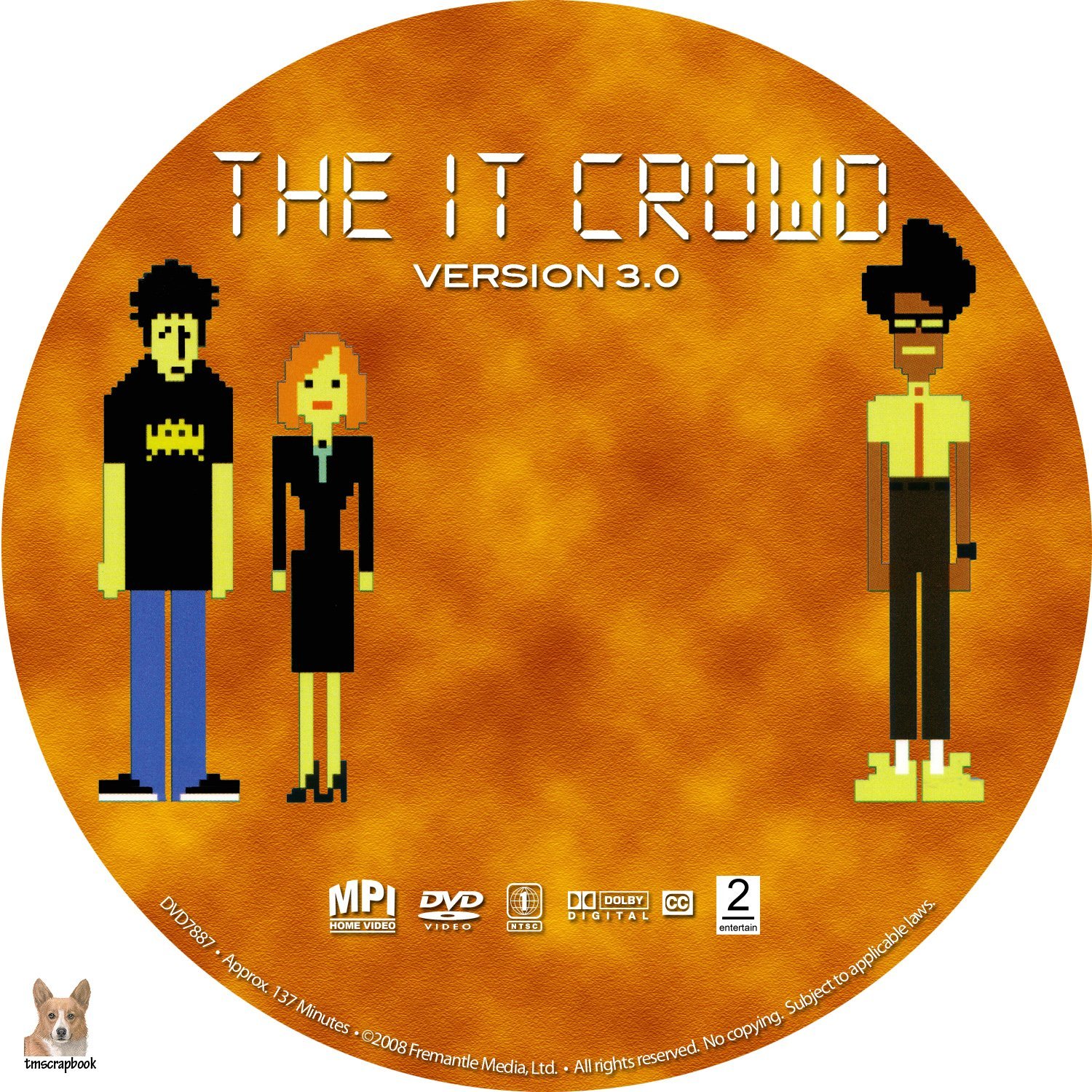 The IT Crowd Seasons 1 4 2006 R1 Cover labels 1 | DVD Covers | Cover ...