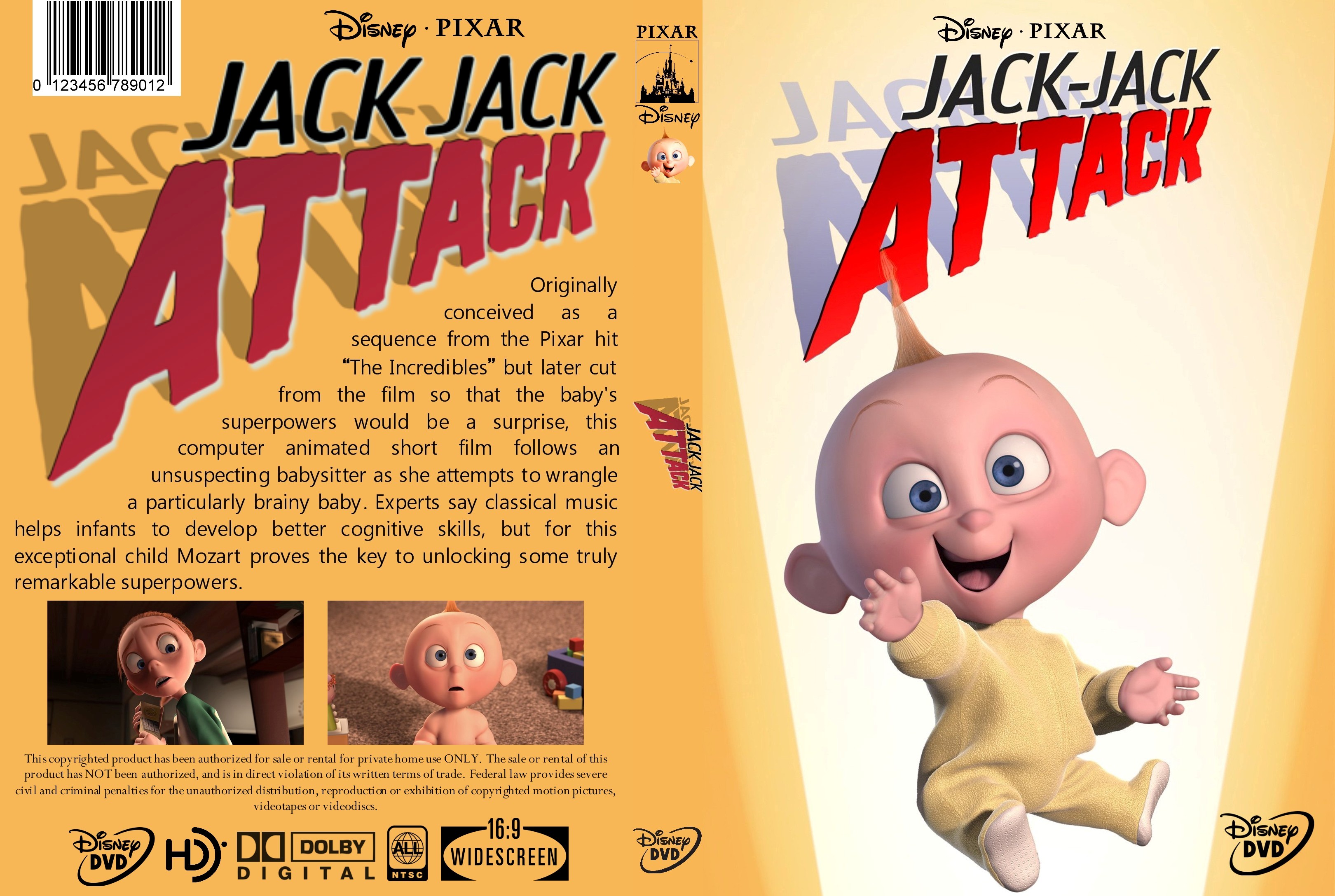 The Incredibles Jack Jack Attack 2011 R0 HD | DVD Covers | Cover ...