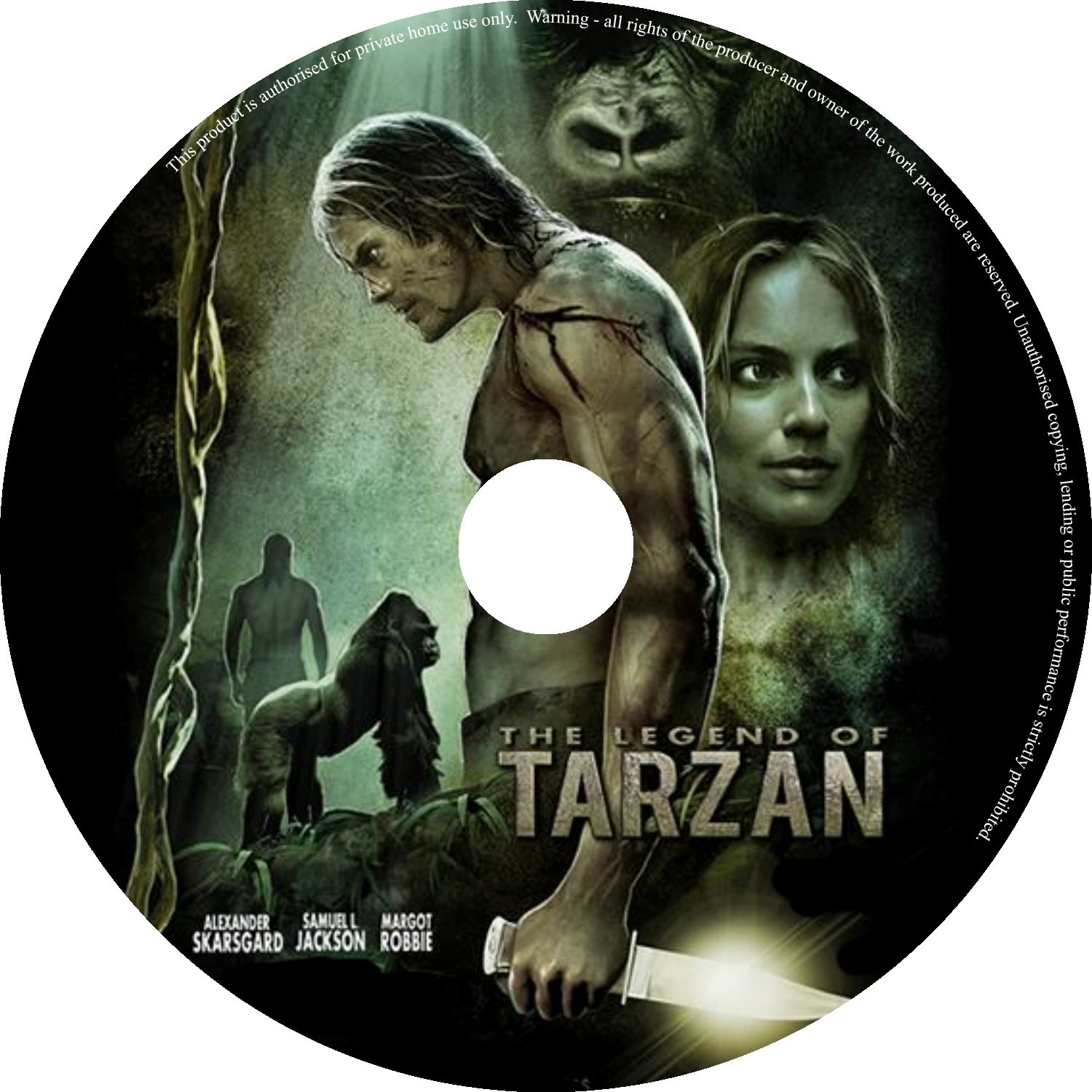 The Legend of Tarzan 2016 R0 Cover label | DVD Covers | Cover Century ...