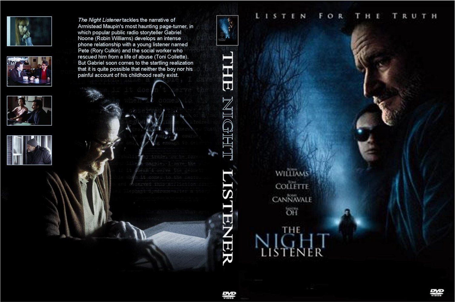 The Night Listener DVD US CUSTOM | DVD Covers | Cover Century | Over 1. ...
