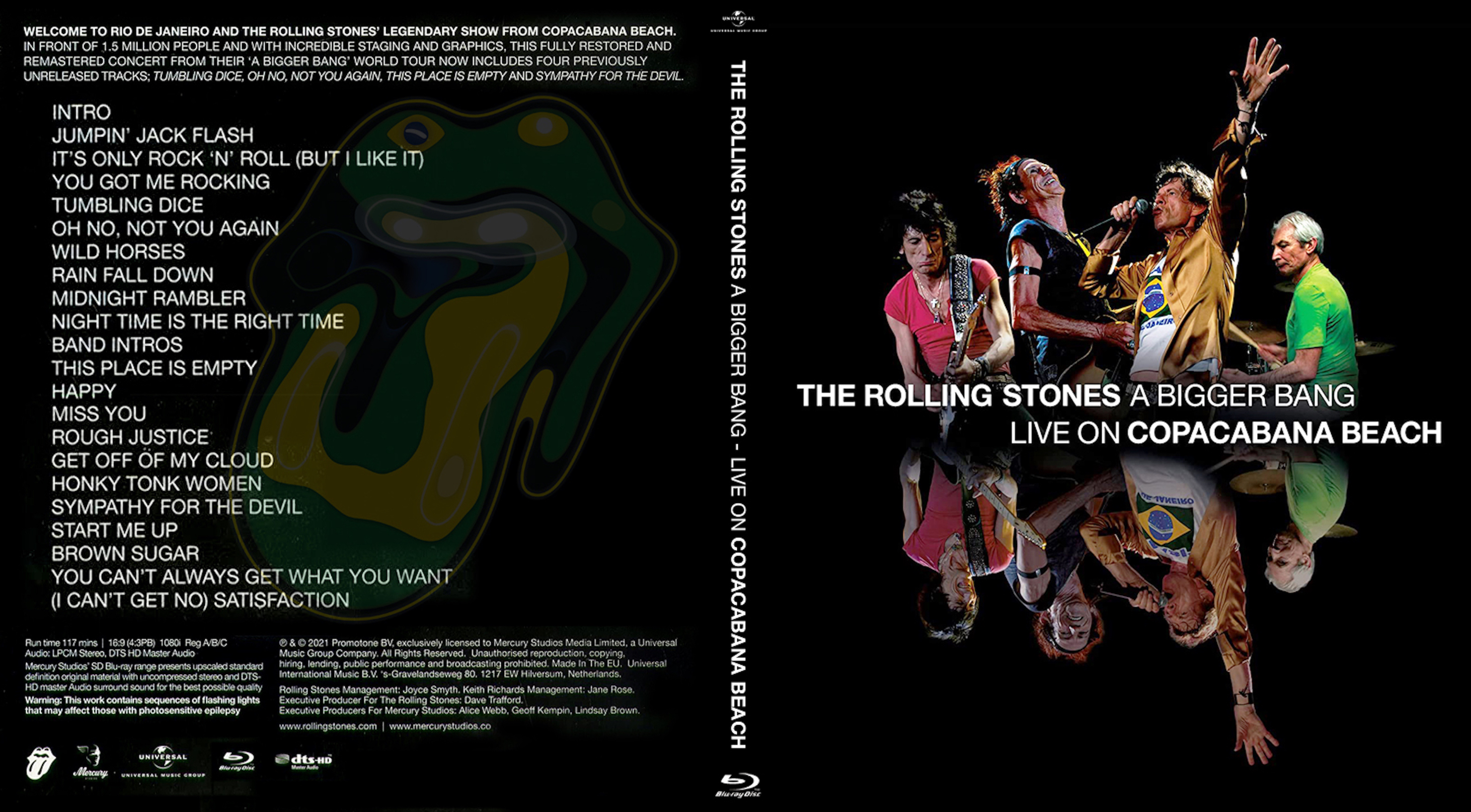 The Rolling Stones A Bigger Bang Live On Copacabana Beach 2021 | DVD ...