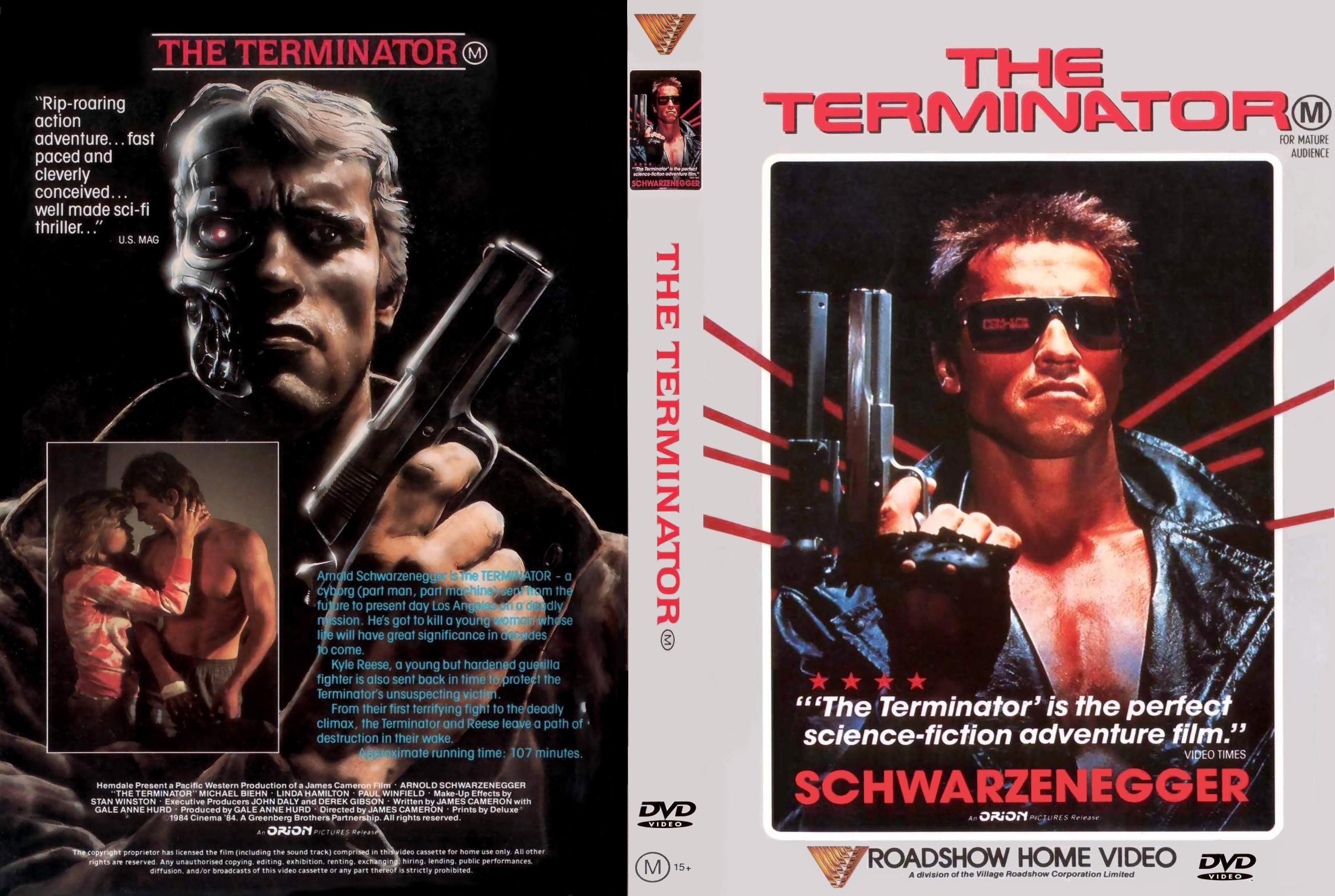 The Terminator 1984 WS R4 Original Cover | DVD Covers | Cover Century ...