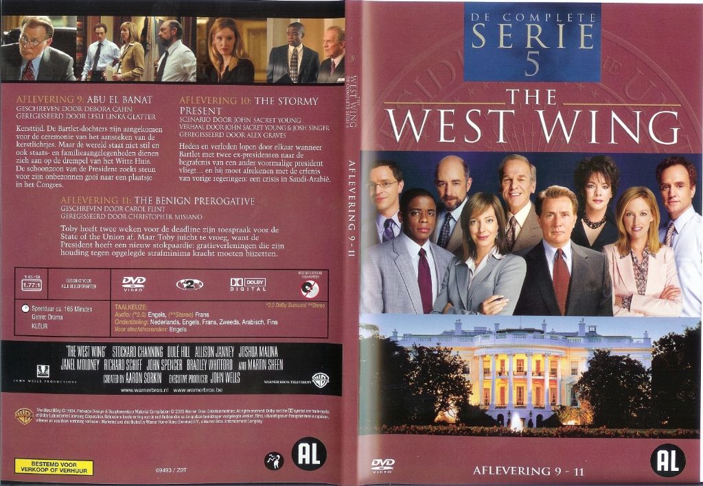 The West Wing Season 5 09 11 DVD NL | DVD Covers | Cover Century | Over ...