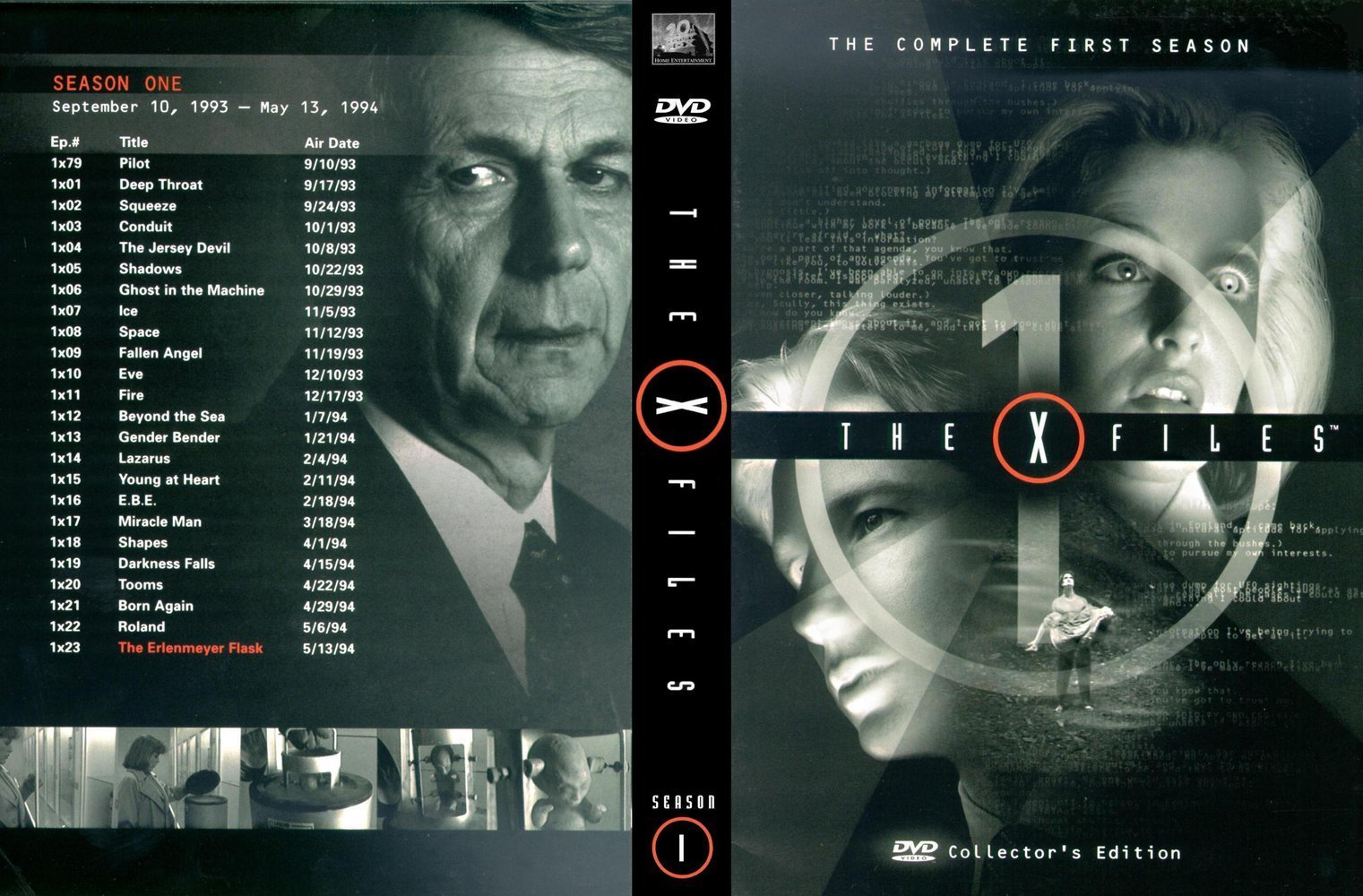 The X Files Season 1 2 3 4 5 6 7 8 9 DVD Front Covers | DVD Covers ...