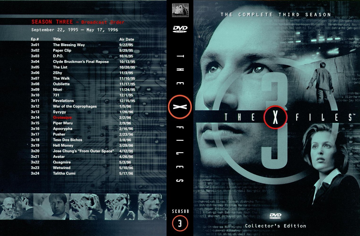 The X Files Season 1 2 3 4 5 6 7 8 9 DVD Front Covers 2 | DVD Covers ...