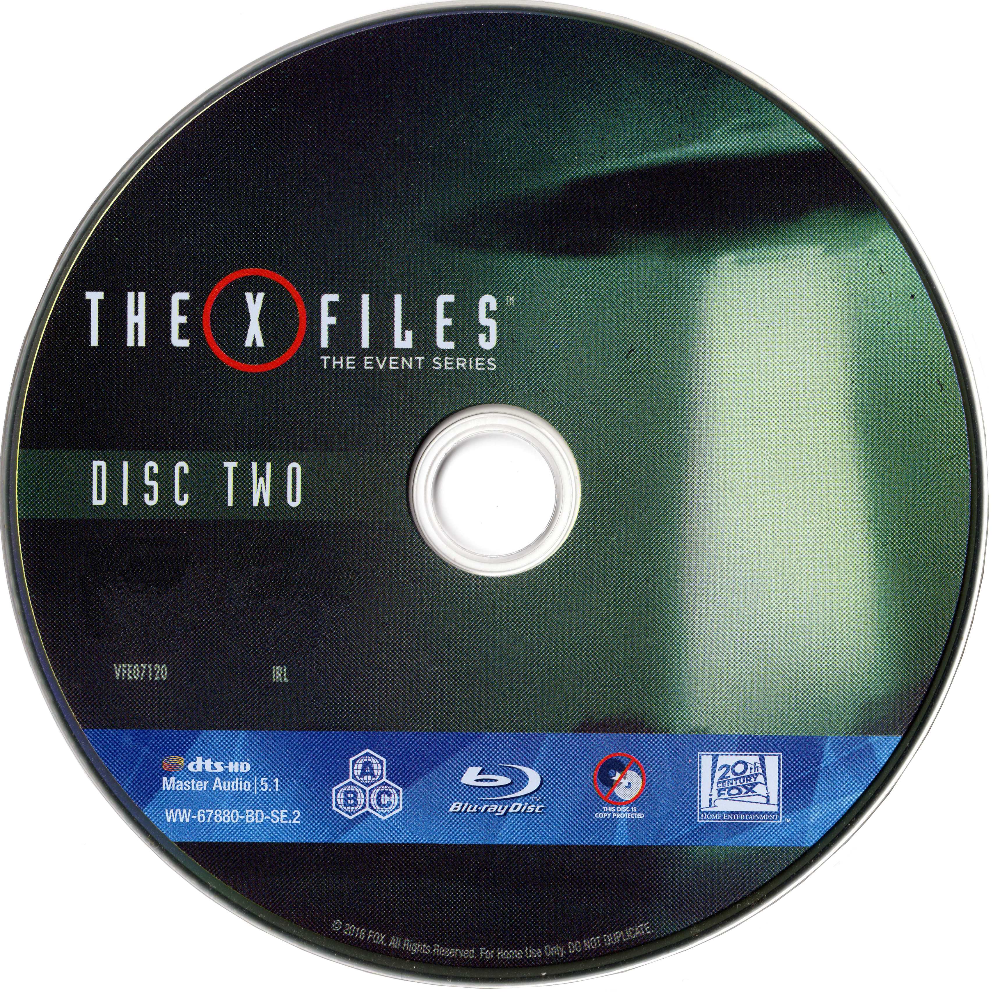 The X Files Season 10 The Event Series 2016 R2 Disc 2 | DVD Covers ...