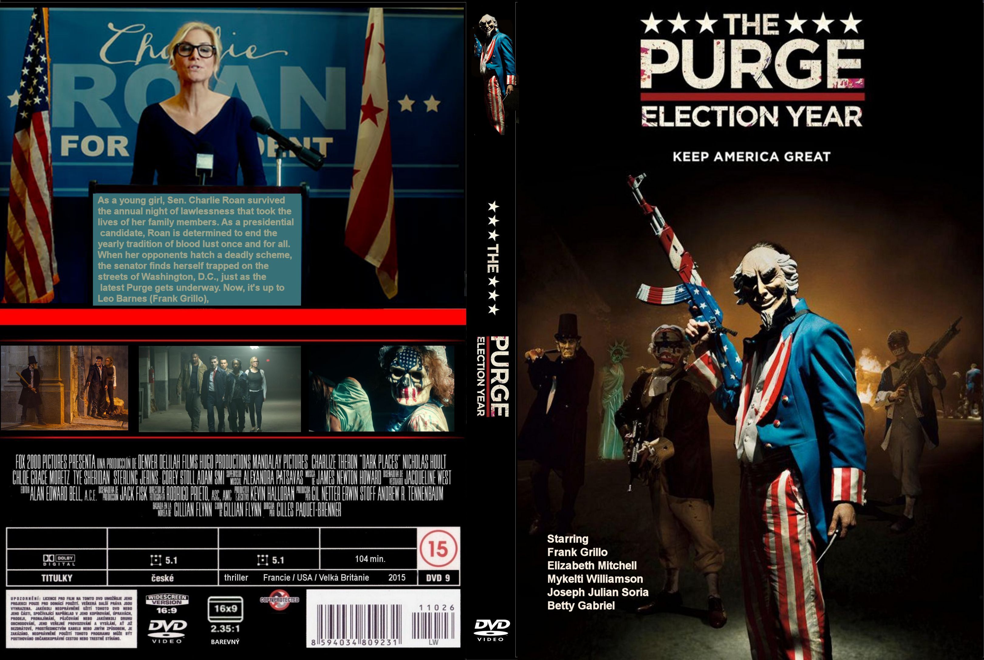The purge Election Year 2016 R0 Cover Label 1 | DVD Covers | Cover ...