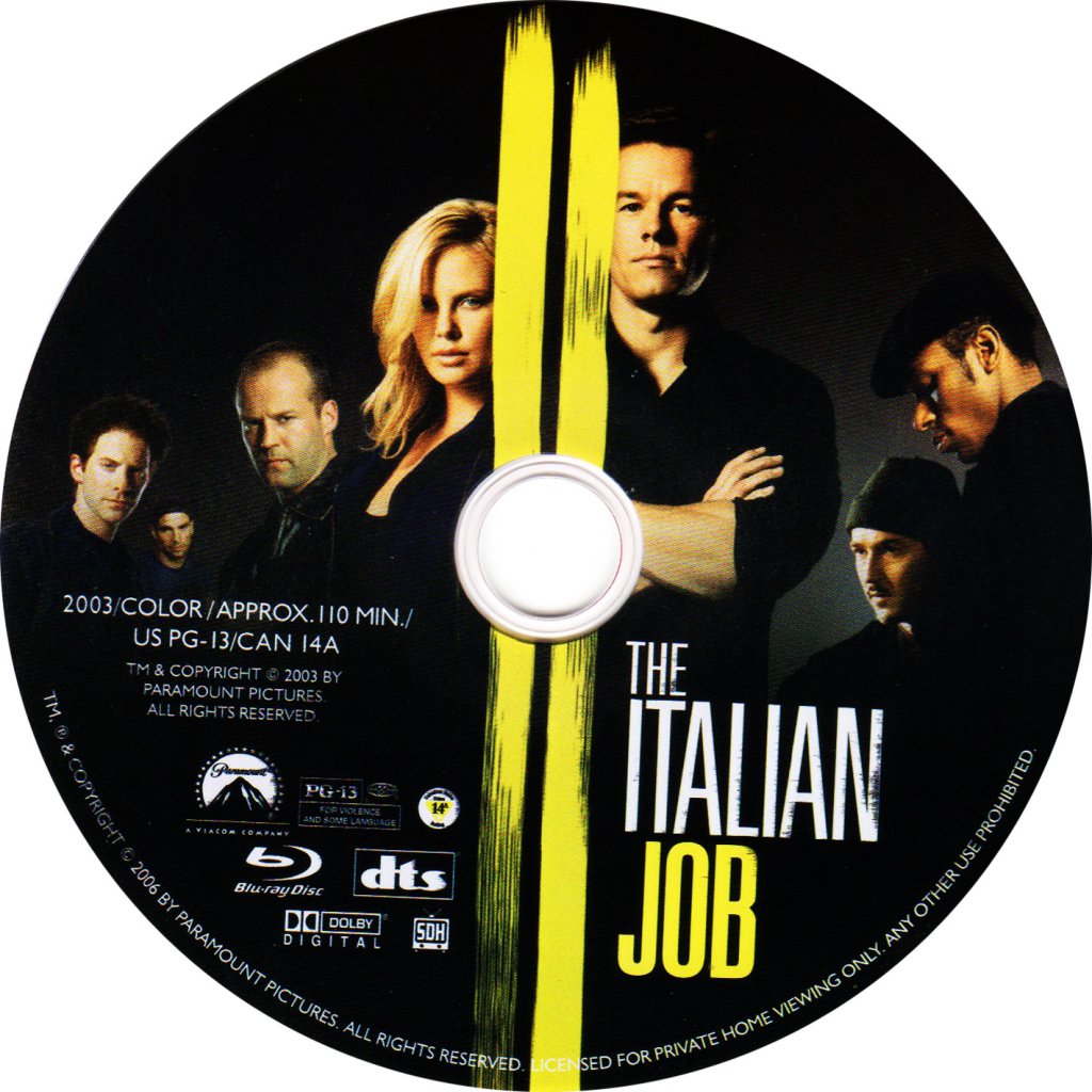 The Italian Job Un Boulot l italienne Canadian r1 Bluray CD 001 | DVD ...