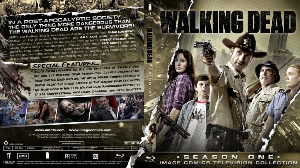 The Walking Dead Season 1 Custom Bluray | DVD Covers | Cover Century ...