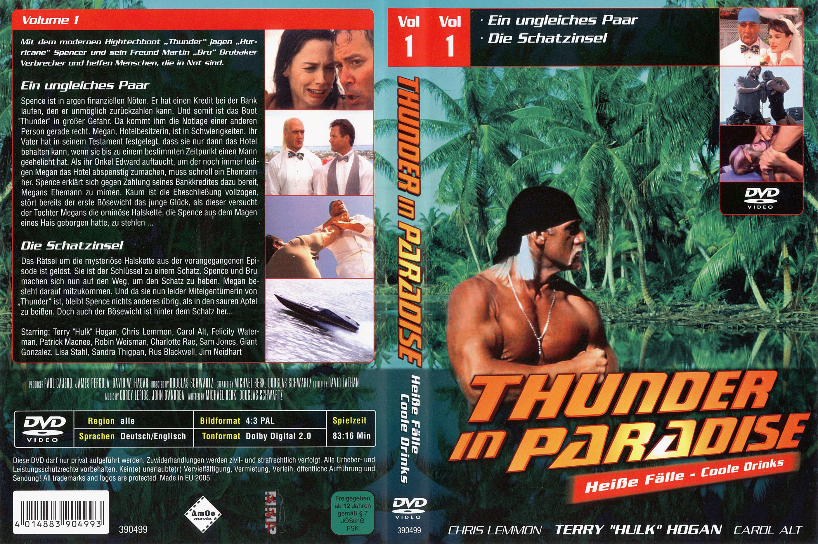 Thunder in Paradise HQ Deutsch Hulk Hogan Vol1 dvd cover german | DVD Covers | Cover Century ...