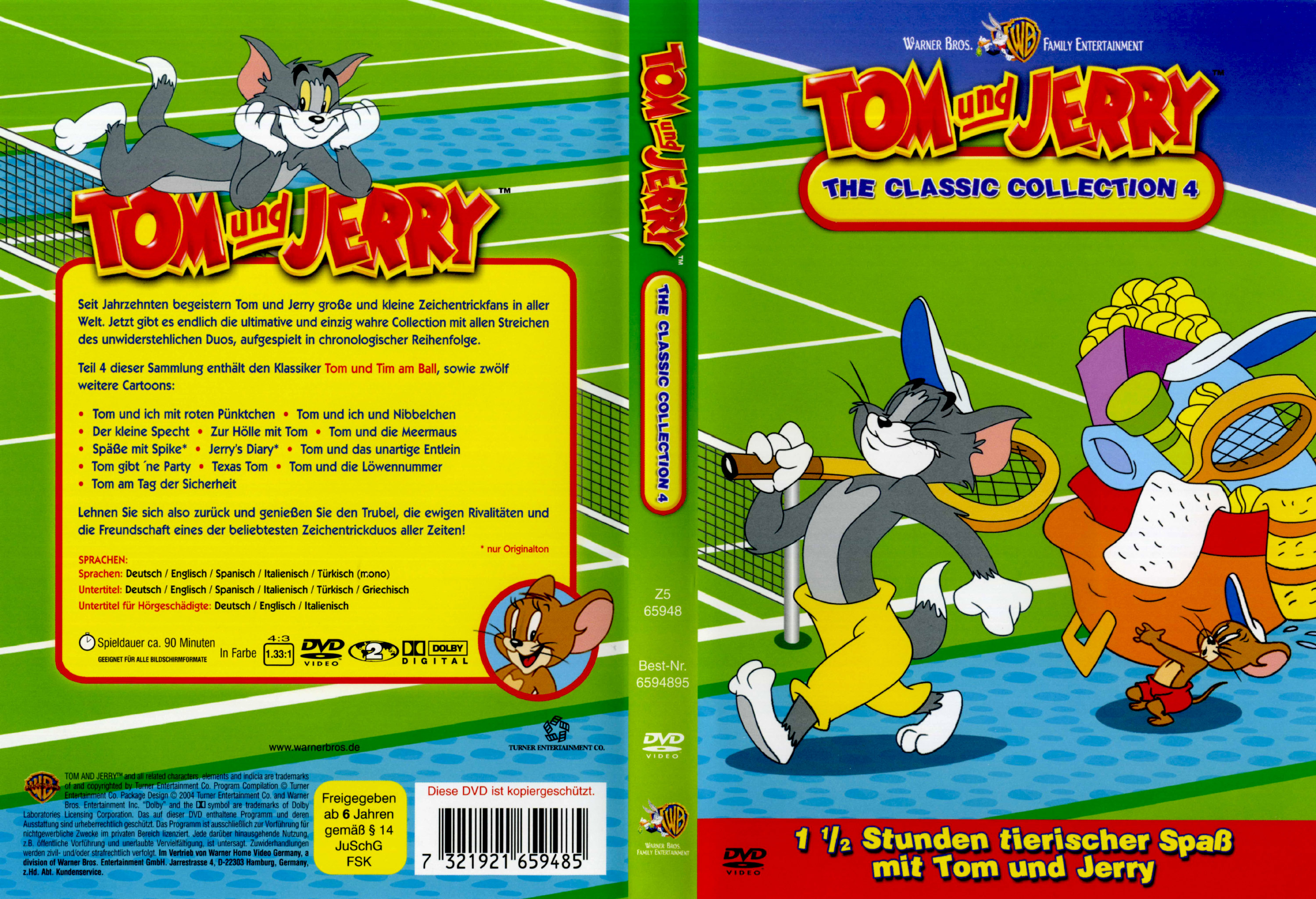 Tom und Jerry The Classic Collection 4 | DVD Covers | Cover Century ...