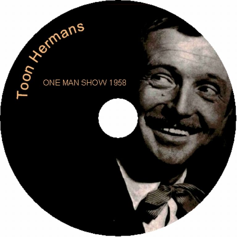 Toon Hermans One Man Show 1958 DVD Cd CUSTOM | DVD Covers | Cover ...