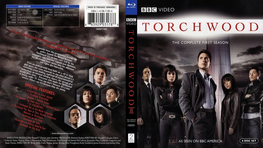 Torchwood Season 1 Custom Bluray | DVD Covers | Cover Century | Over 1. ...