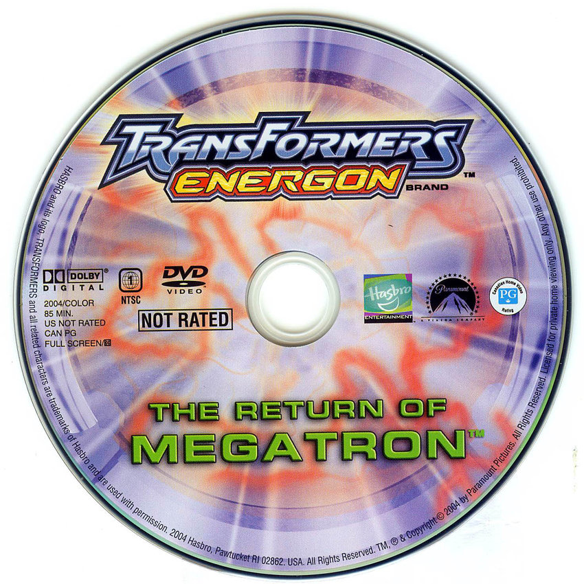 Transformers The Return of Megatron cd edited 001 | DVD Covers | Cover ...