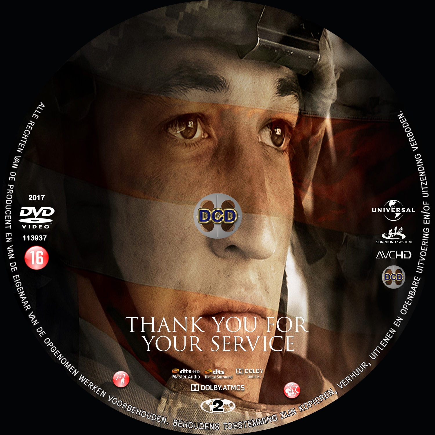 thank you for your service (2017) DVD Cover CD | DVD Covers | Cover ...