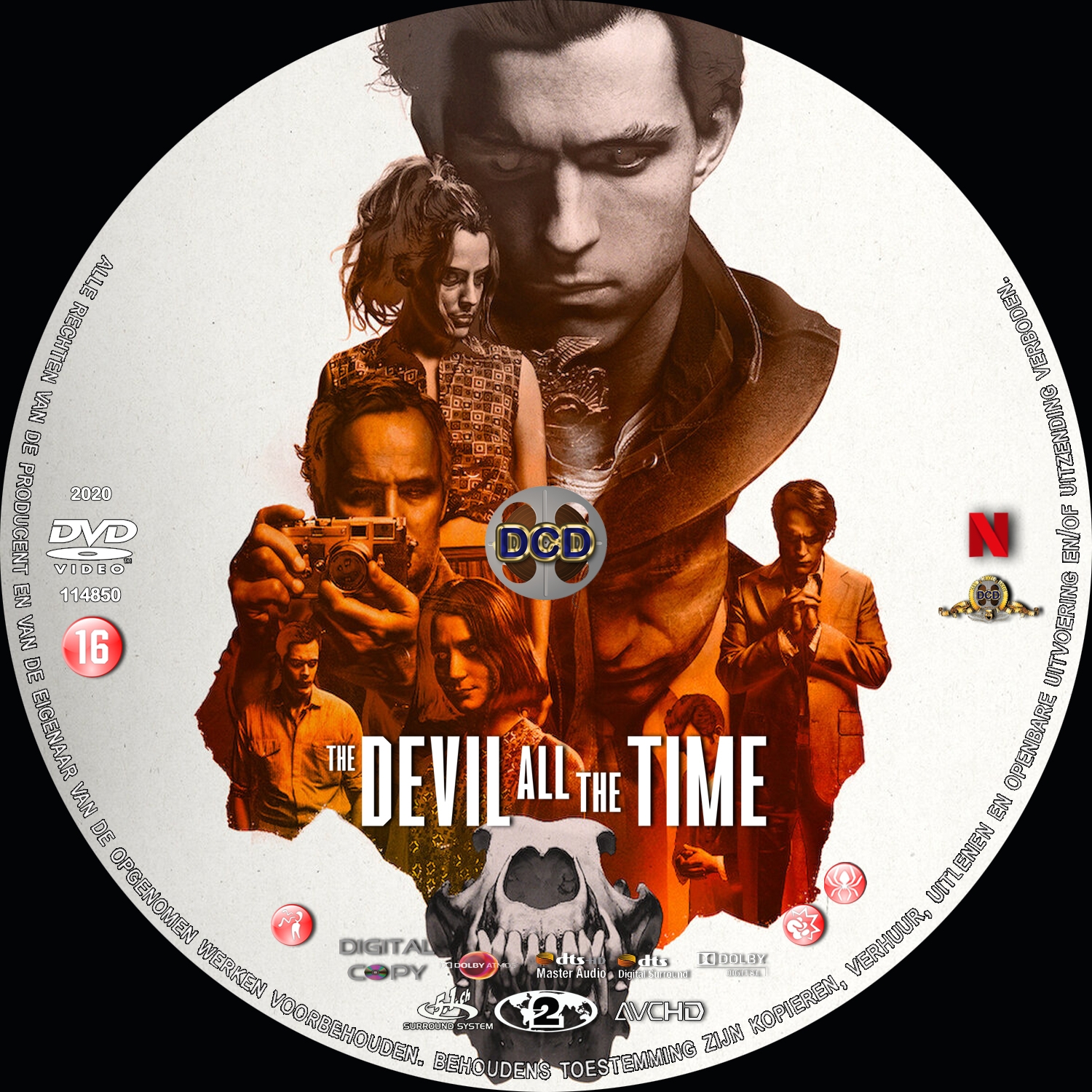 the devil all the time (2020) DVD Cover CD | DVD Covers | Cover Century ...