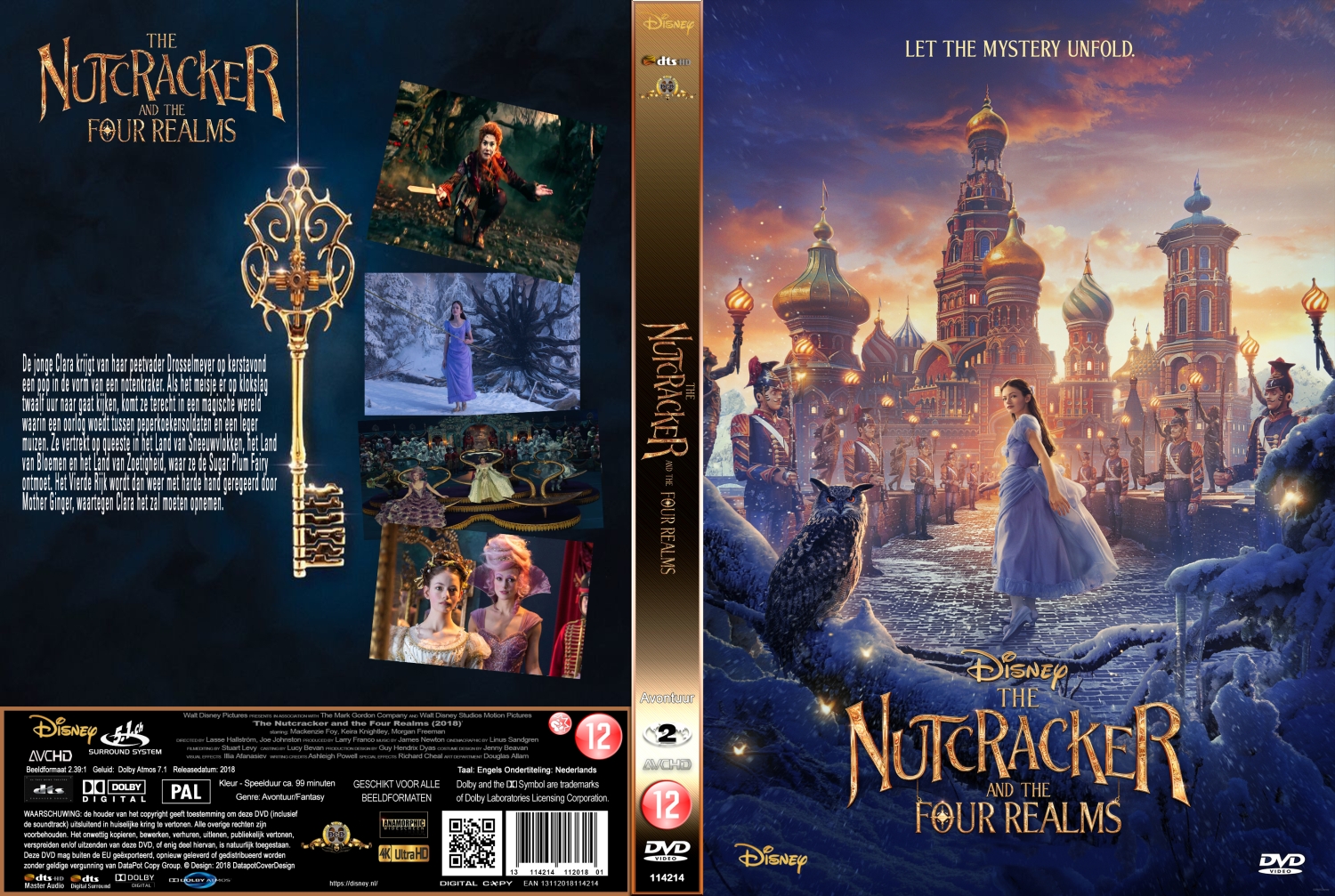 the nutcracker and the four realms (2018) DVD Cover | DVD Covers | Cover Century | Over 1.000. ...