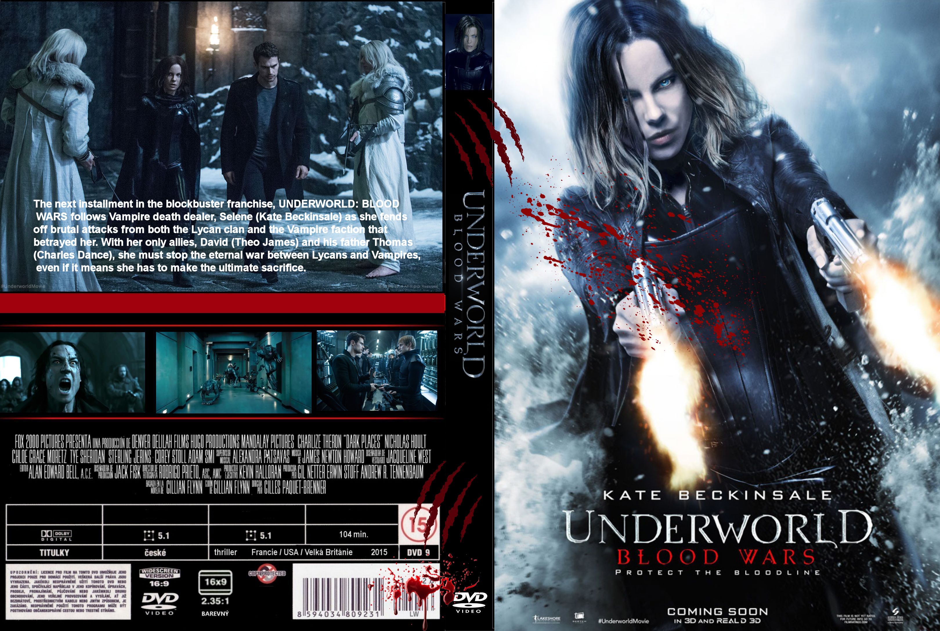 Underworld blood wars 2016 Label 1 | DVD Covers | Cover Century | Over ...