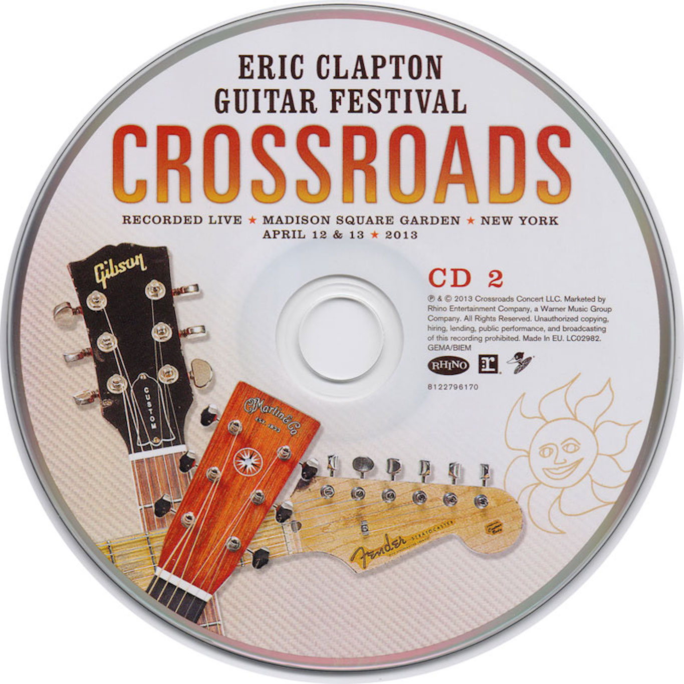 V A Crossroads Eric Clapton Guitar Festival 2013 2 2 | DVD Covers ...