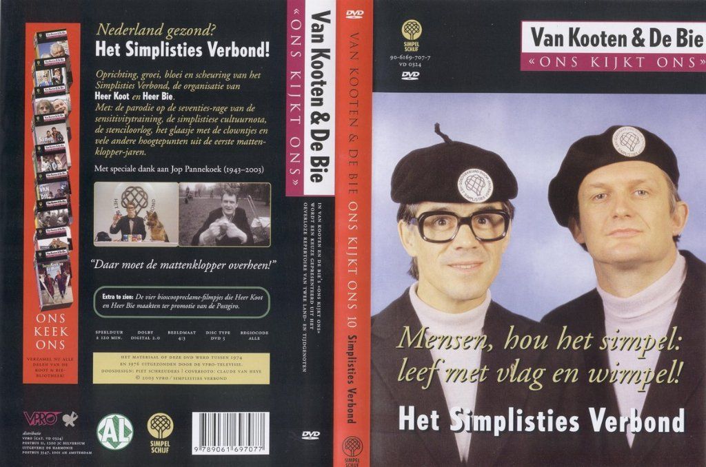 Van Kooten En De Bie Het Simplisties Verbond DVD NL | DVD Covers ...