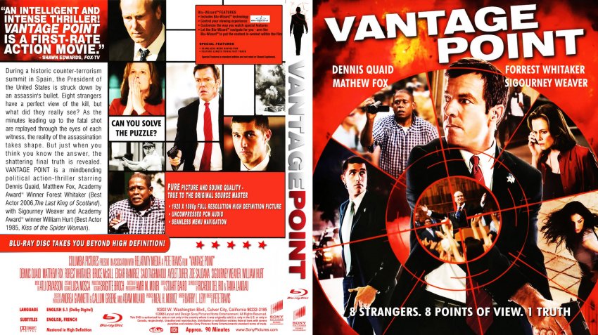 Vantage Point Bluray Custom f2 | DVD Covers | Cover Century | Over 1. ...