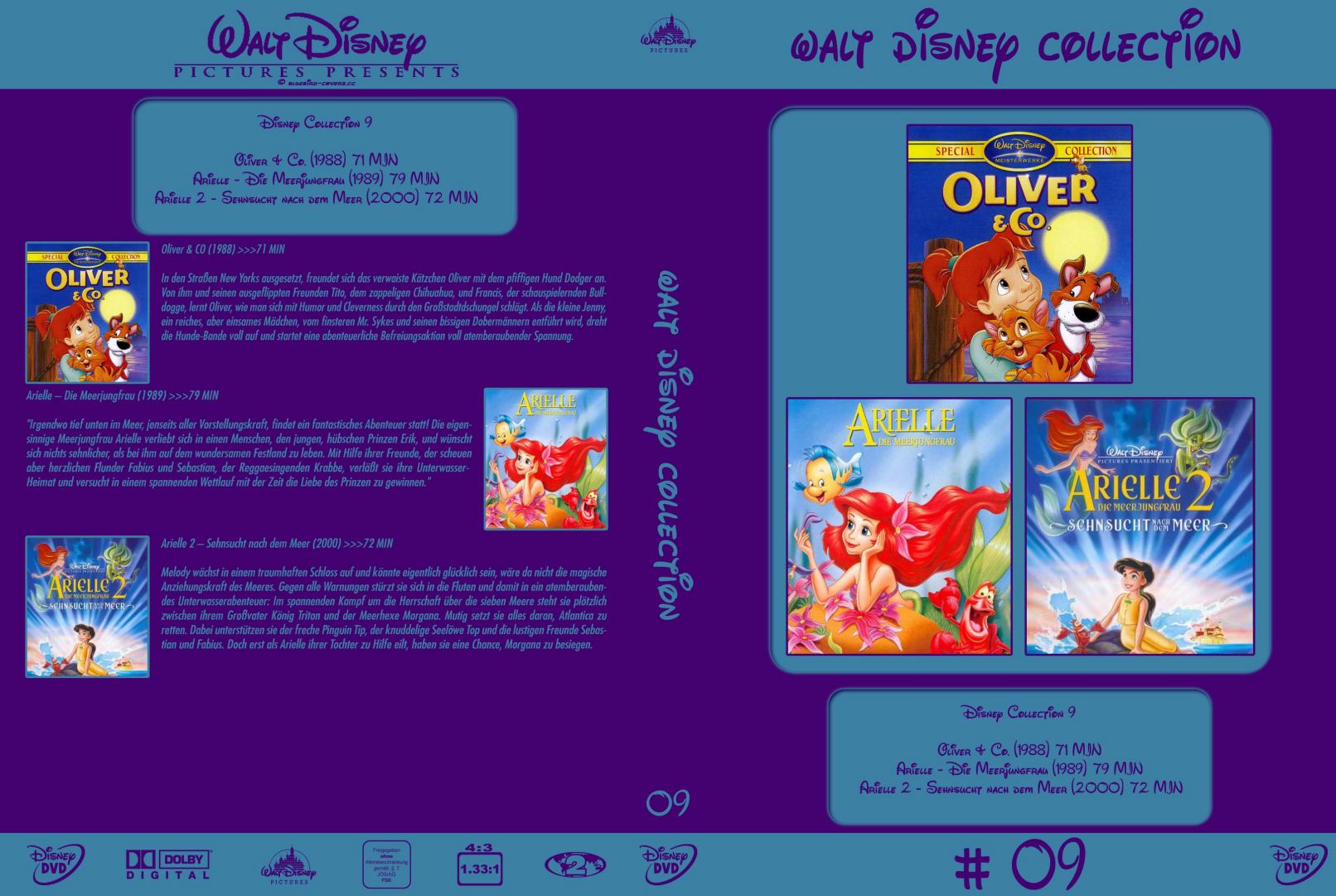 Walt Disney Collection R2 DVD 1 10 Covers 1 | DVD Covers | Cover ...