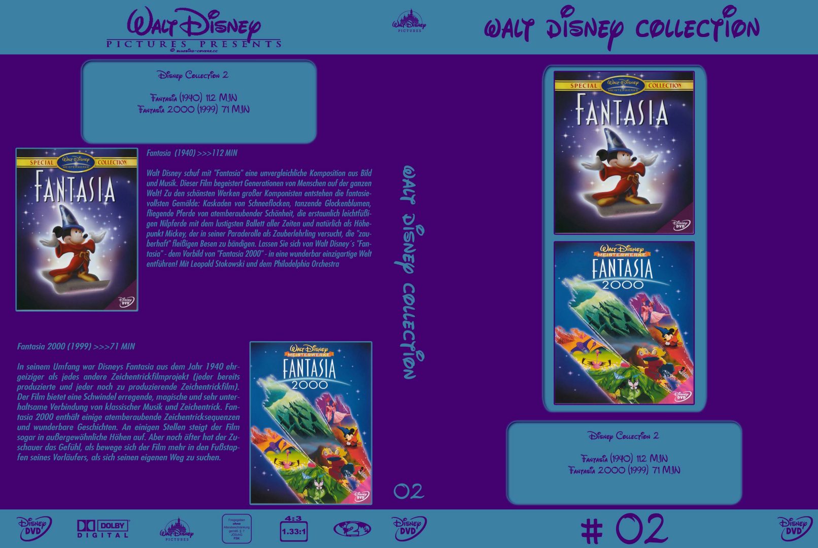 Walt Disney Collection R2 DVD 1 10 Covers 7 | DVD Covers | Cover ...