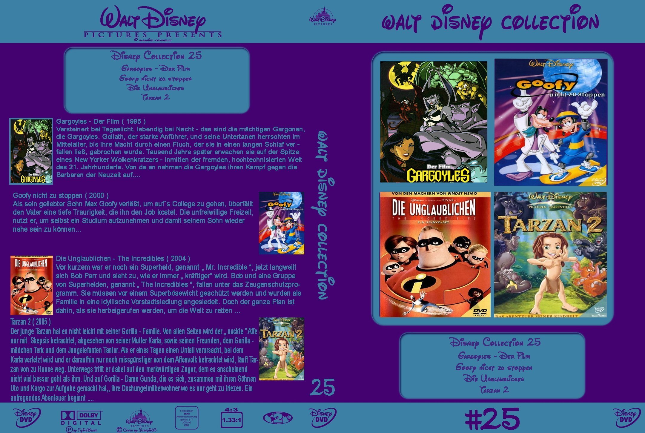 Walt Disney Collection R2 DVD 20 33 Cover 8 | DVD Covers | Cover ...