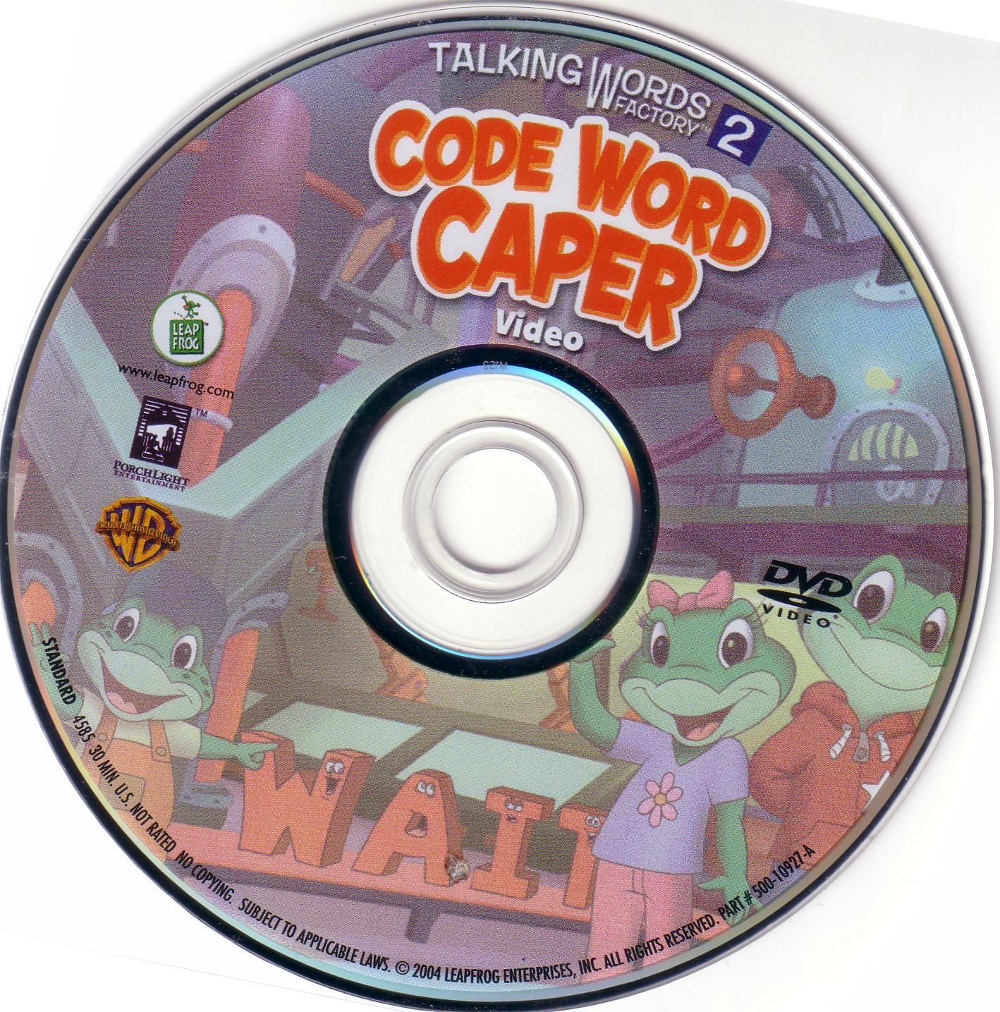 Words Factory Vol. 02 Code Word Caper DVD CD | DVD Covers | Cover ...