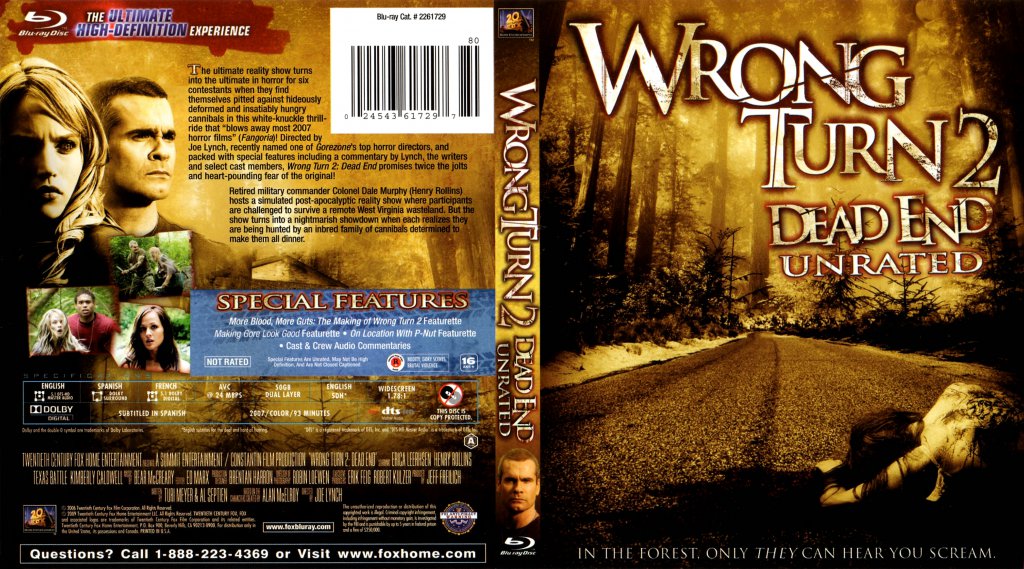 Wrong Turn 2 Dead End Unrated 001 | DVD Covers | Cover Century | Over 1 ...
