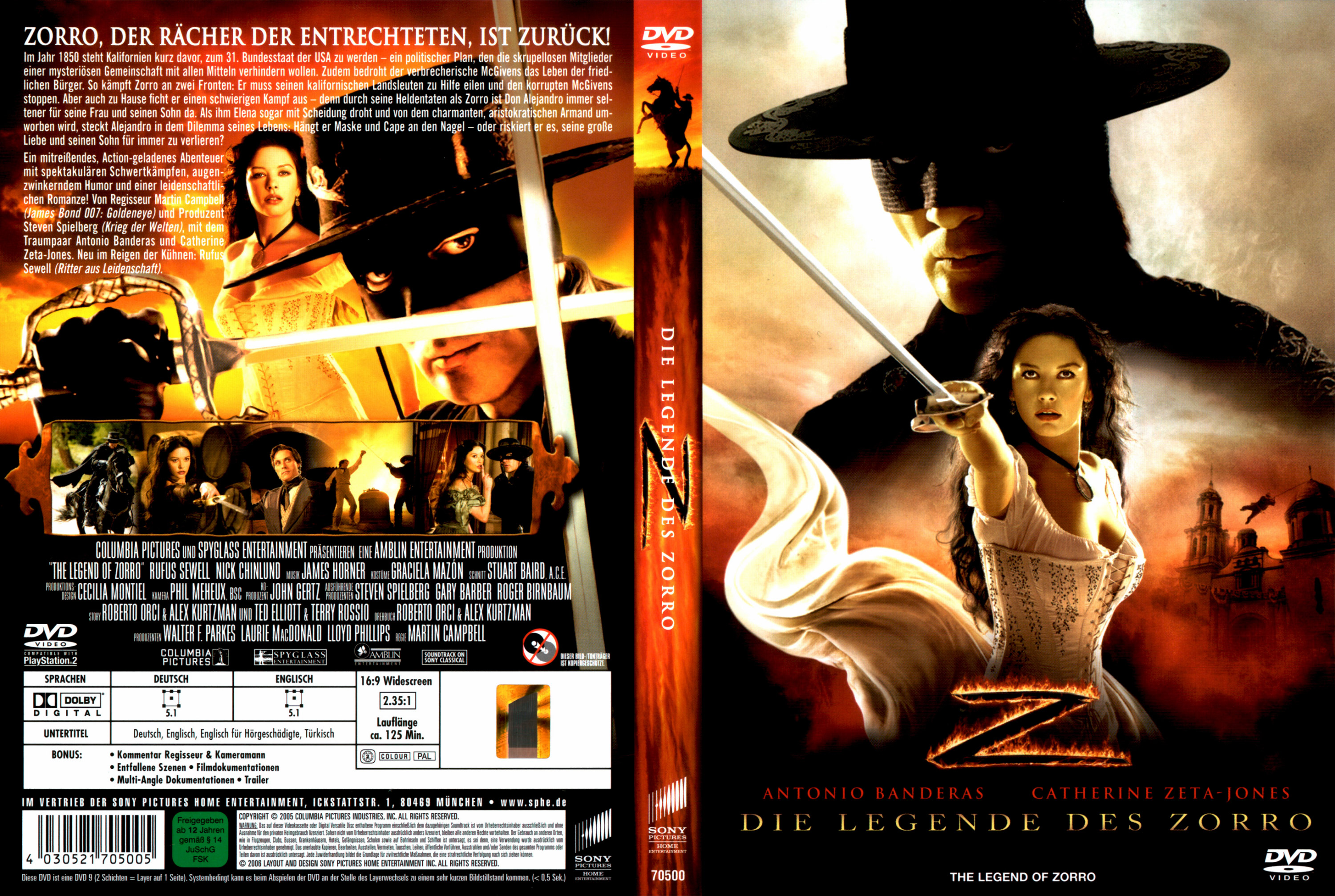 Zorro 2 Die Legende des Zorro | DVD Covers | Cover Century | Over 1.000 ...