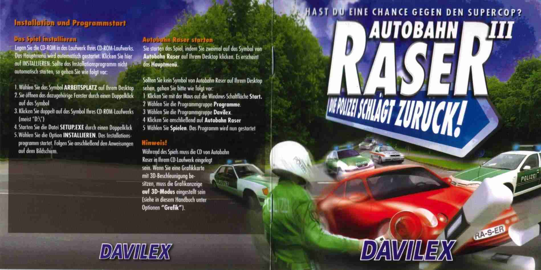 autobahn raser3 f | PC Covers | Cover Century | Over 1.000.000 Album ...