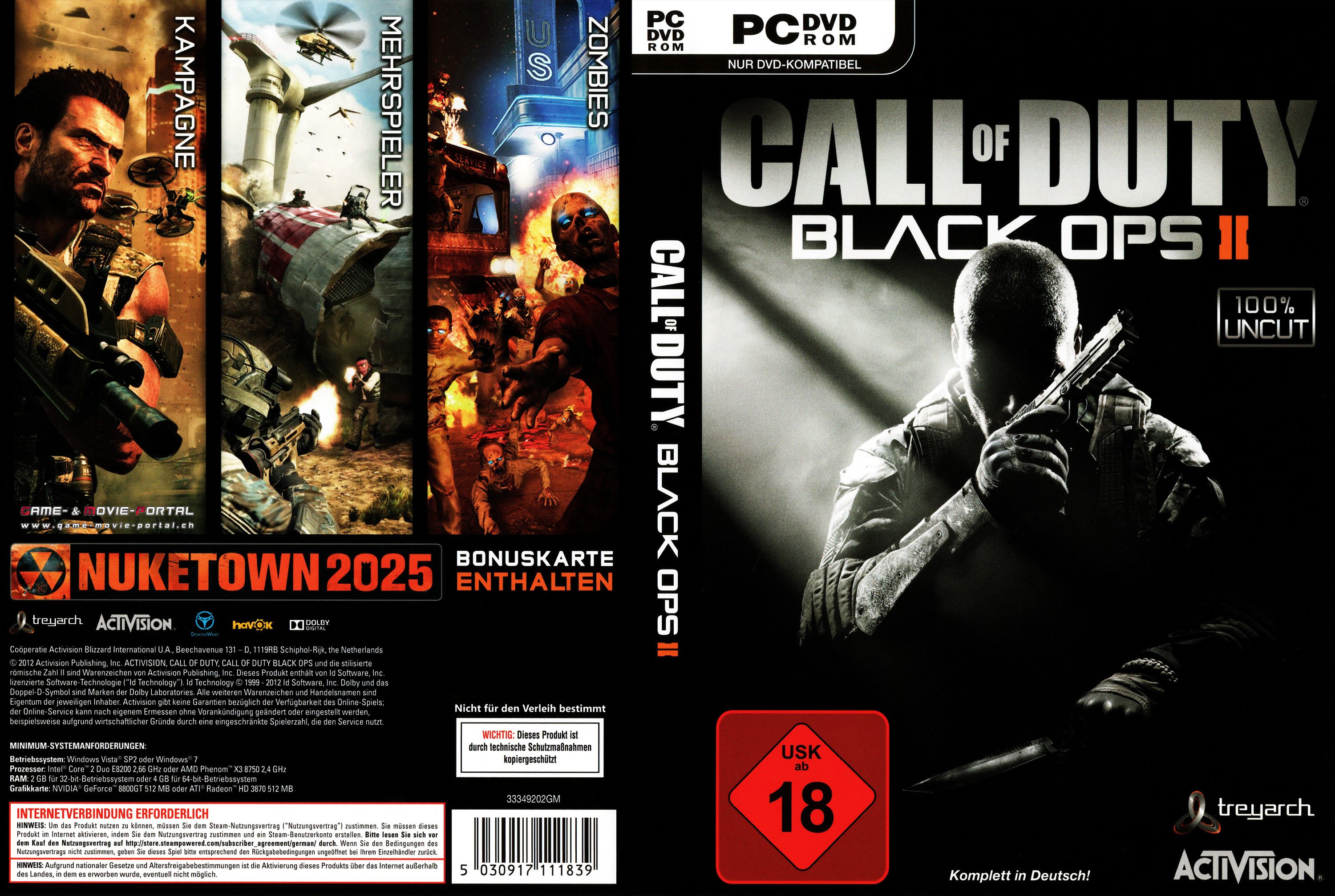 Call of Duty Black Ops 2 | PC Covers | Cover Century | Over 1.000.000 ...