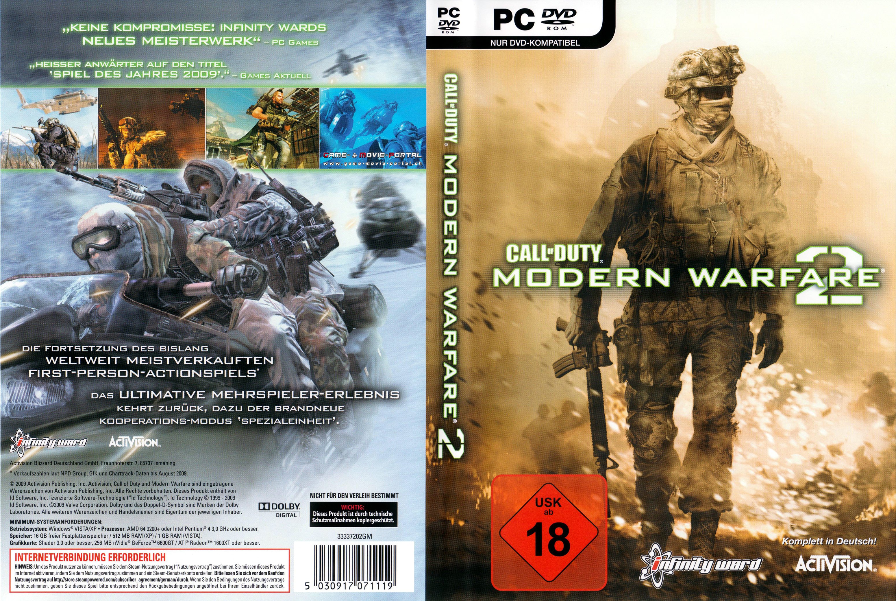 Call of Duty Modern Warfare 2 | PC Covers | Cover Century | Over 1.000. ...