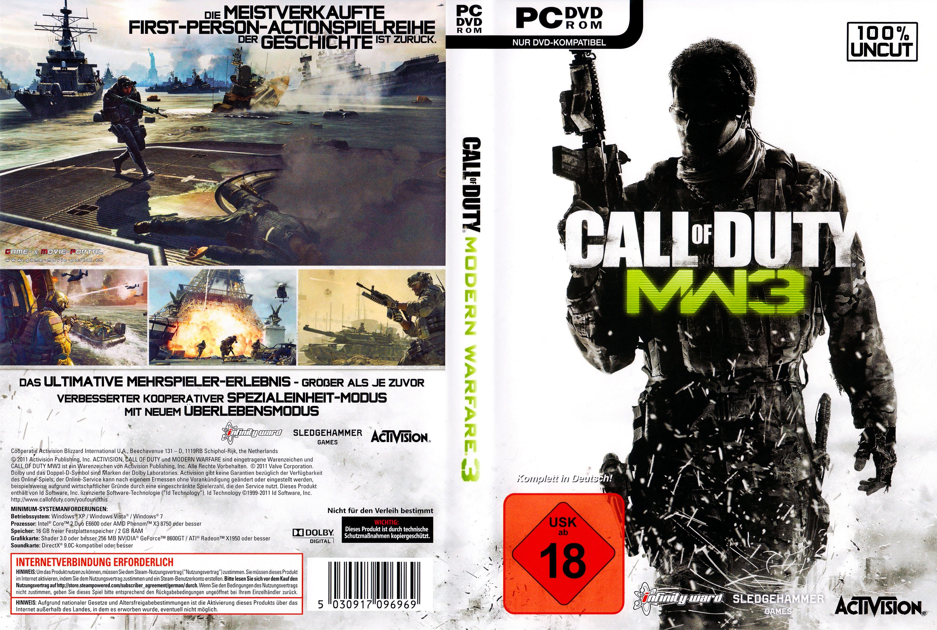 Call of Duty Modern Warfare 3 | PC Covers | Cover Century | Over 1.000. ...