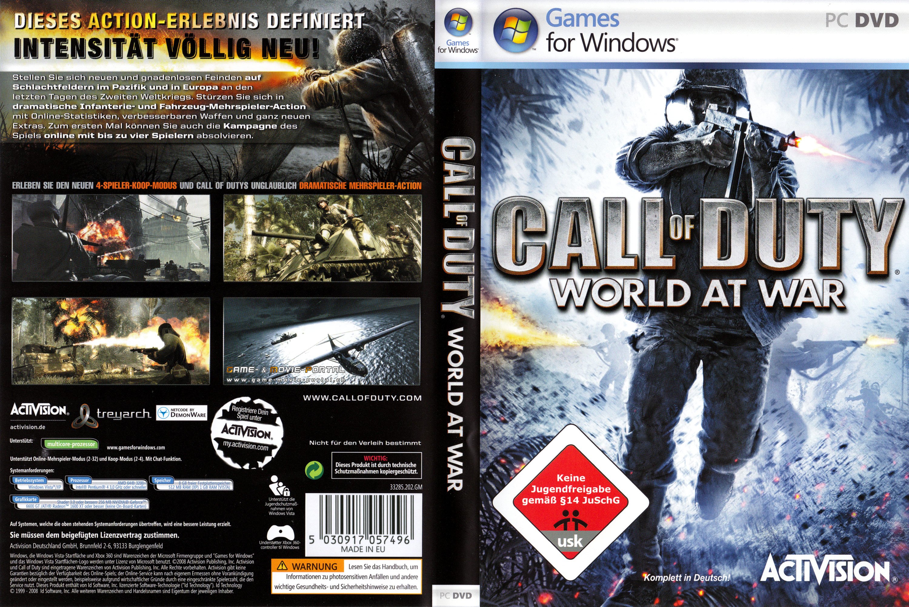 Call of Duty World At War | PC Covers | Cover Century | Over 1.000.000 ...