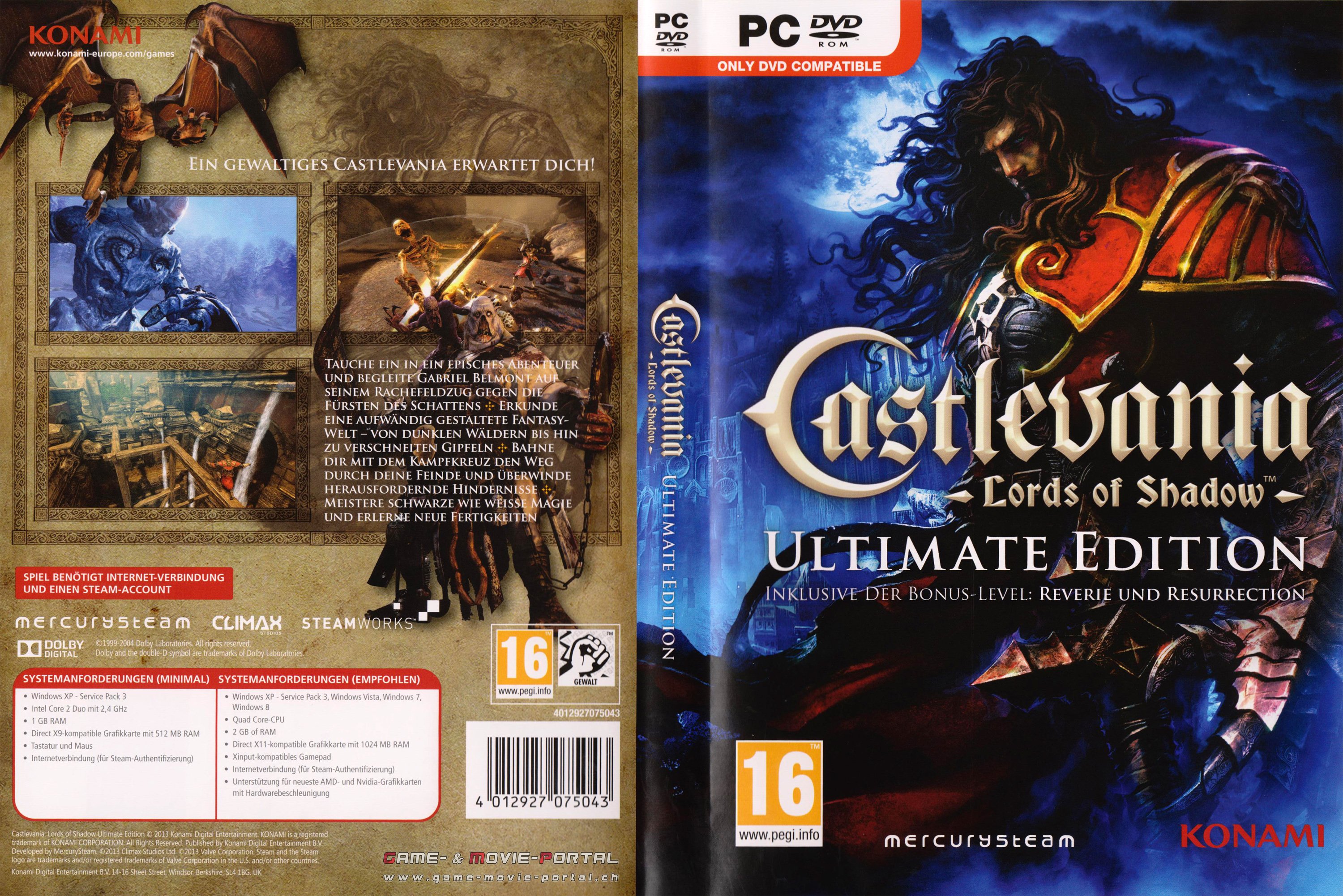 Castlevania Ultimate Edition Lords Of Shadow | PC Covers | Cover ...