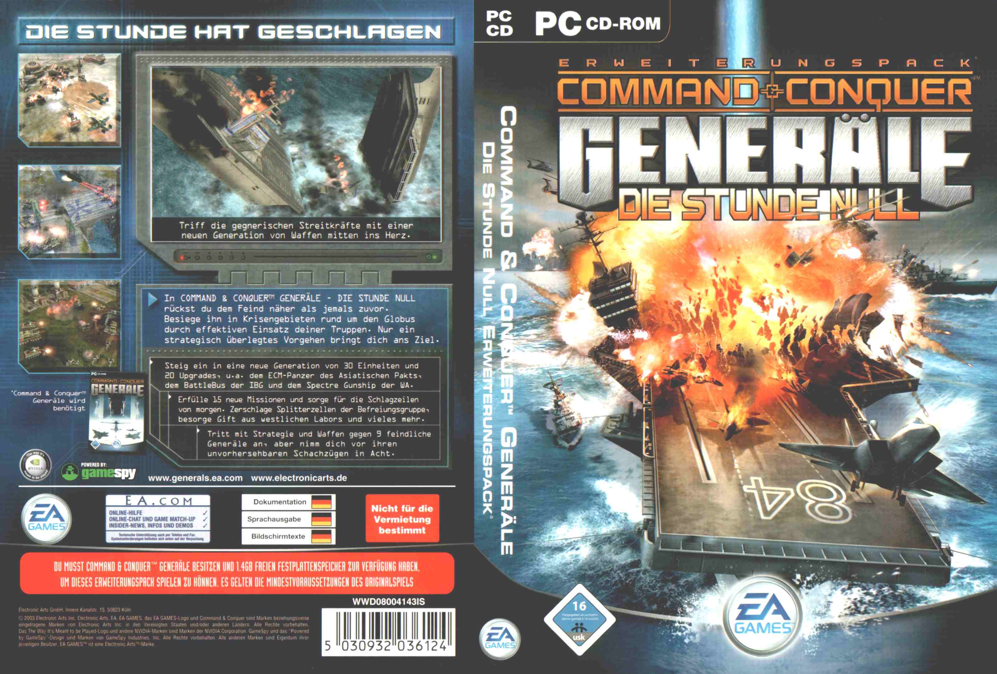 command and conquer generals stunde null verleih d | PC Covers | Cover ...