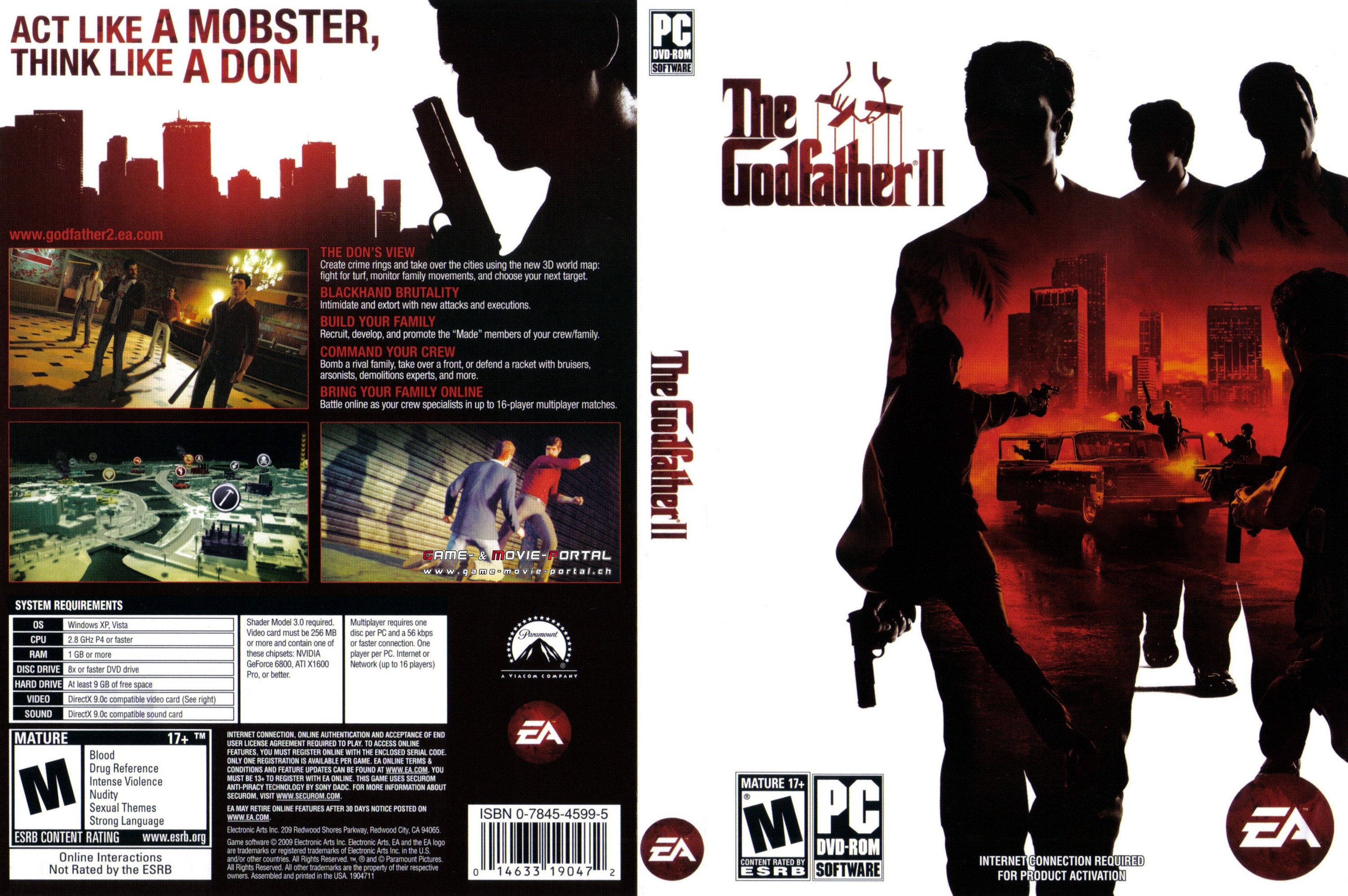 Der Pate 2 The Godfather 2 | PC Covers | Cover Century | Over 1.000.000 ...