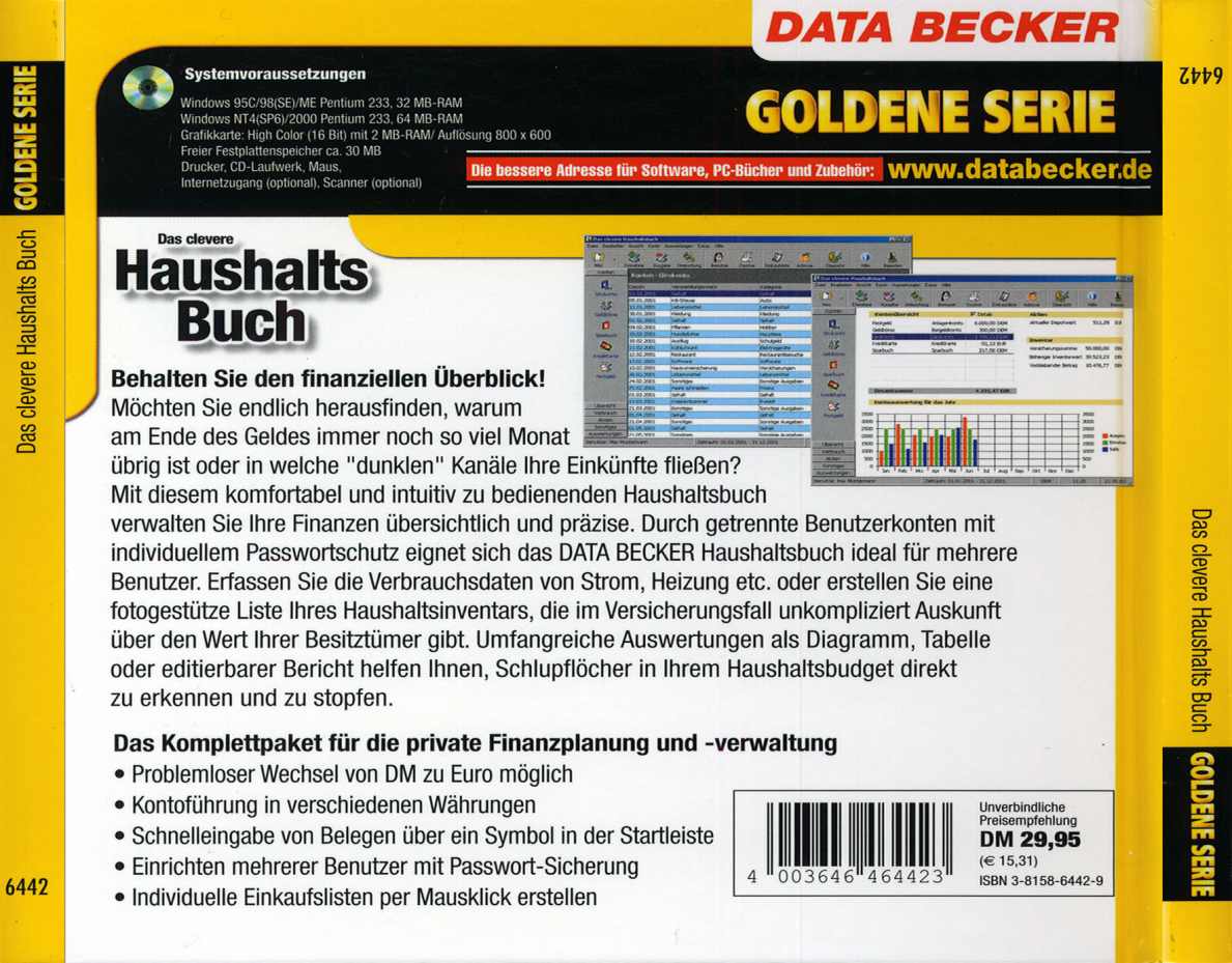 data becker das clevere haushalts buch b | PC Covers | Cover Century | Over 1.000.000 Album Art ...