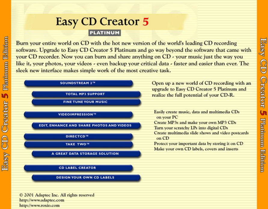 easy cd creator 5 platinum b | PC Covers | Cover Century | Over 1.000. ...