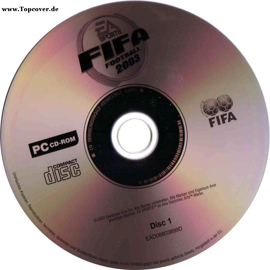 Fifa Football 2003 CD1 | PC Covers | Cover Century | Over 1.000.000 ...