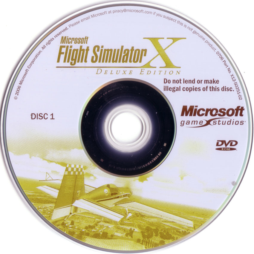 Flight Simulator X Deluxe Edition DVD PAL CD1 | PC Covers | Cover ...