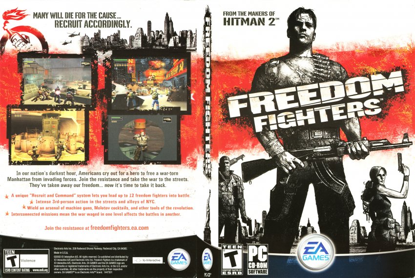 Freedom Fighters DVD NTSC f | PC Covers | Cover Century | Over 1.000. ...