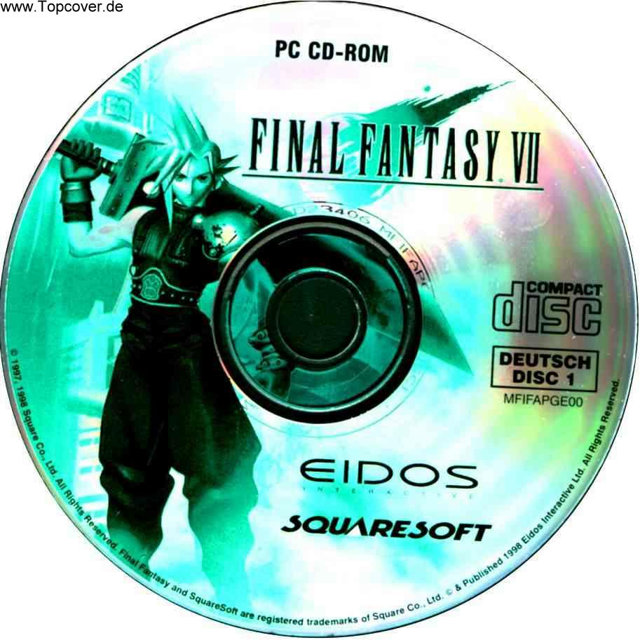 final fantasy 7 cd1 | PC Covers | Cover Century | Over 1.000.000 Album ...