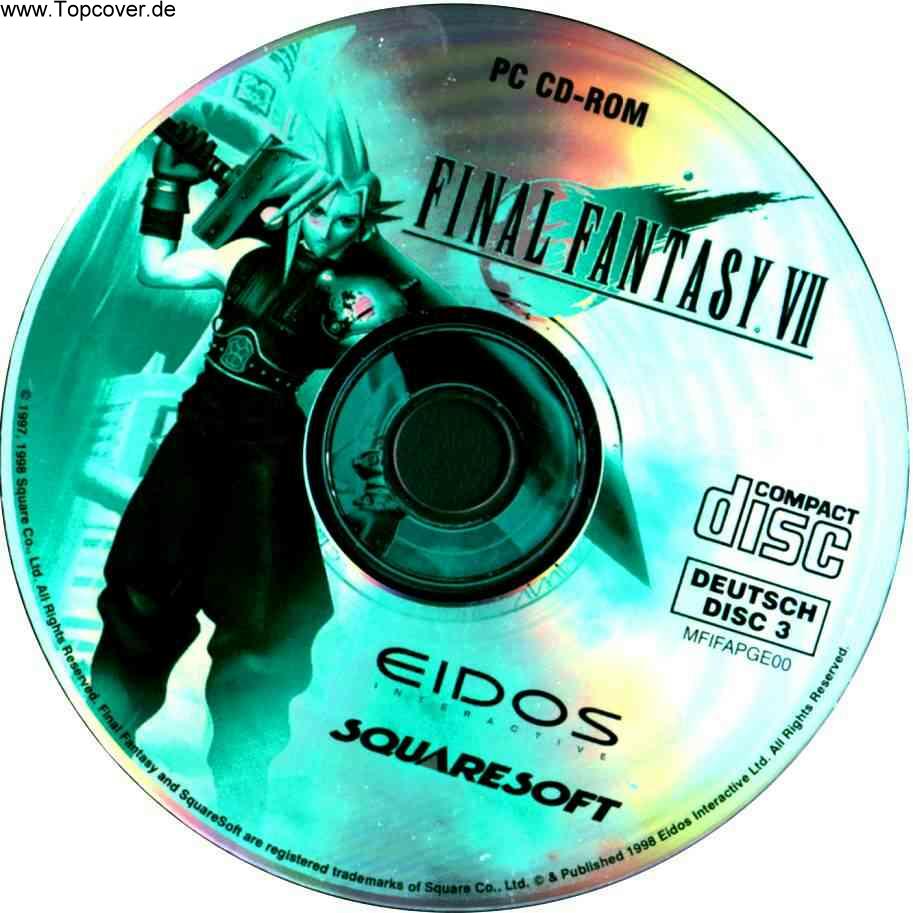 final fantasy 7 cd3 | PC Covers | Cover Century | Over 1.000.000 Album ...